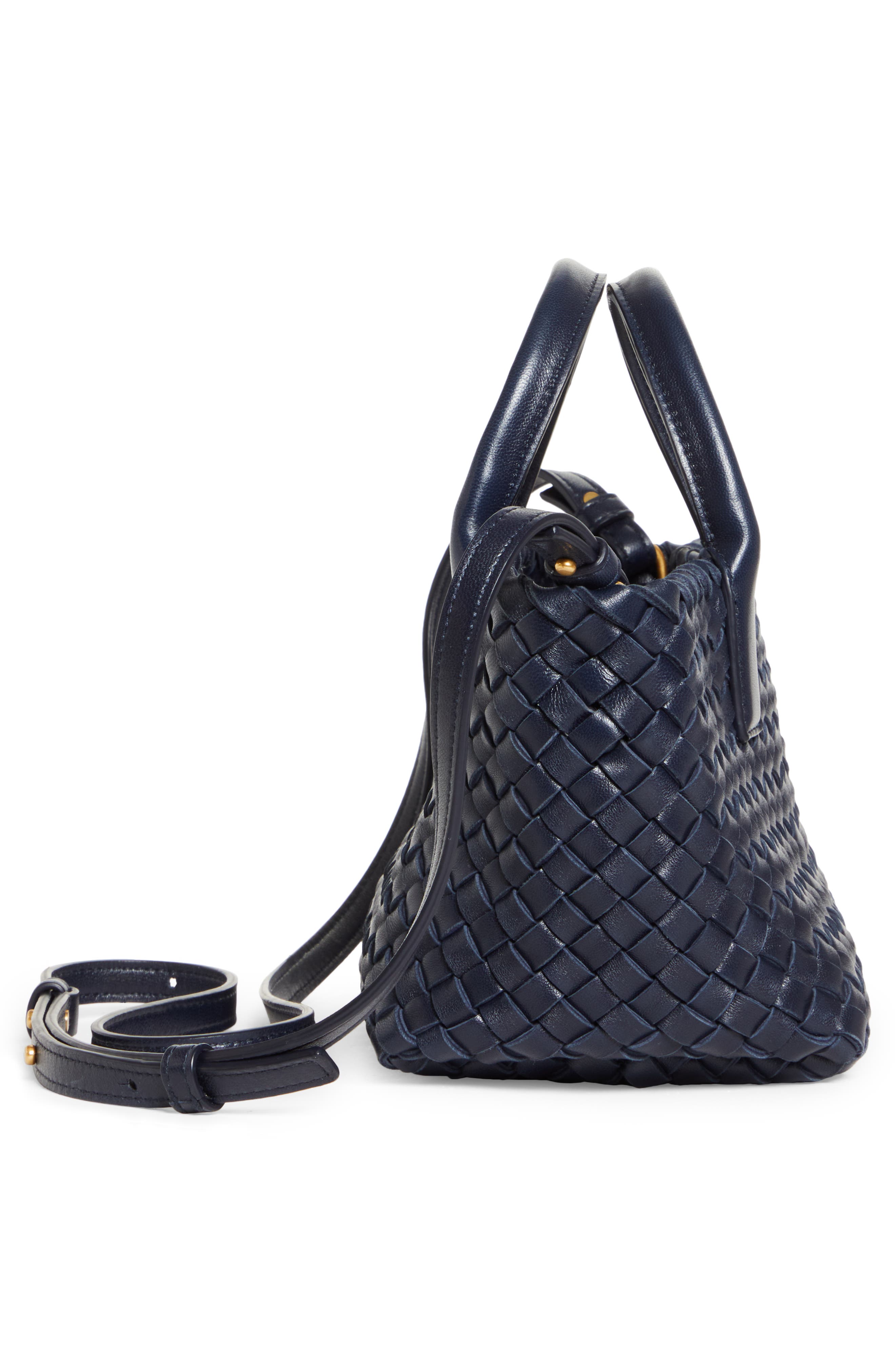 Bottega Veneta Mini Cabat Intreccio Leather Tote | Nordstrom