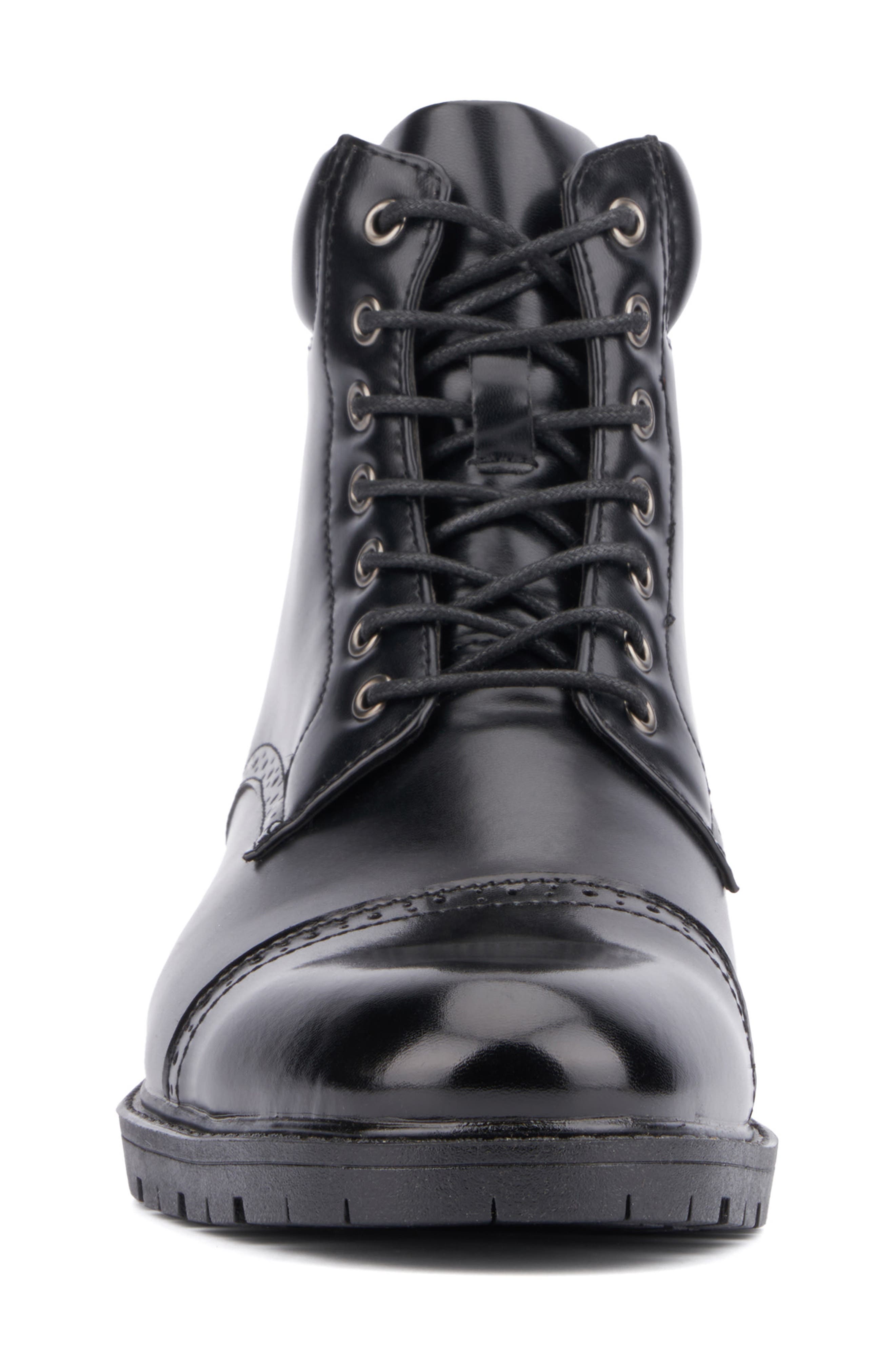 NEW YORK AND COMPANY Matt Cap Toe Combat Boot (Men) | Nordstromrack