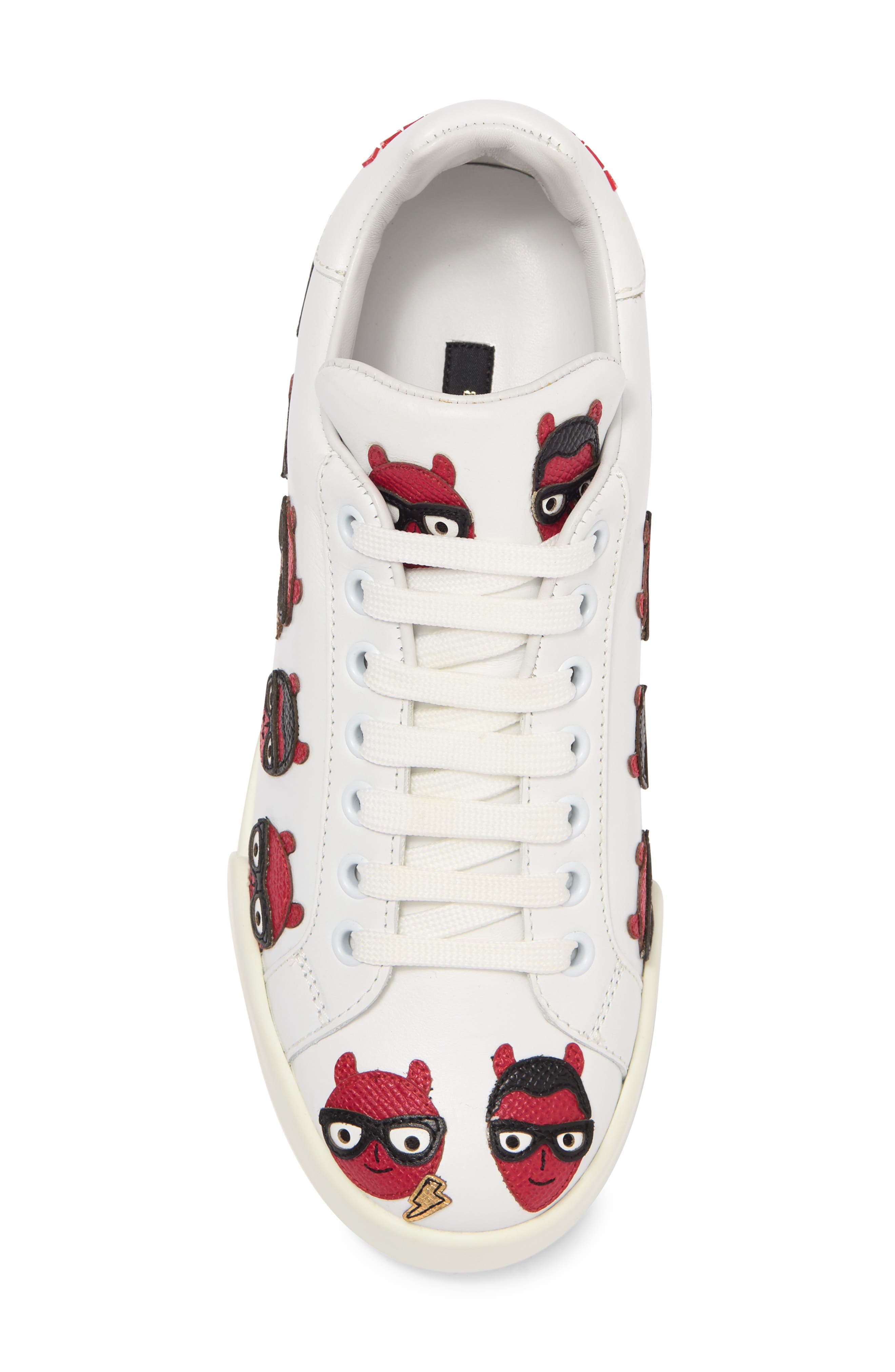 Dolce&Gabbana Dolce & Gabbana Devil Face Leather Sneaker (Women ...