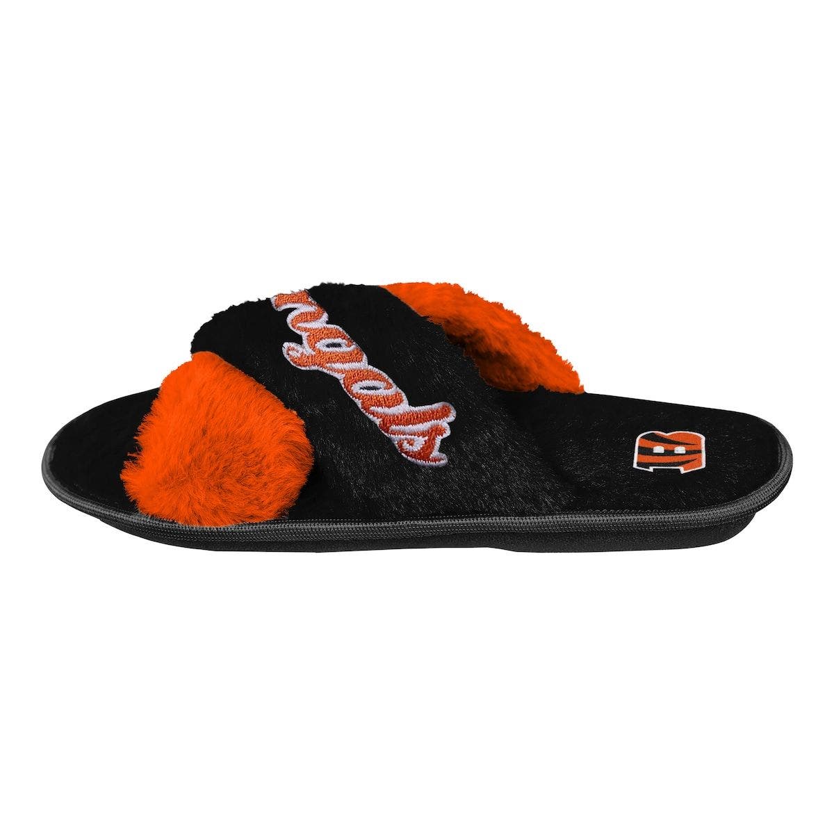 FOCO Women's FOCO Black Cincinnati Bengals Two-Tone Crossover Faux Fur ...