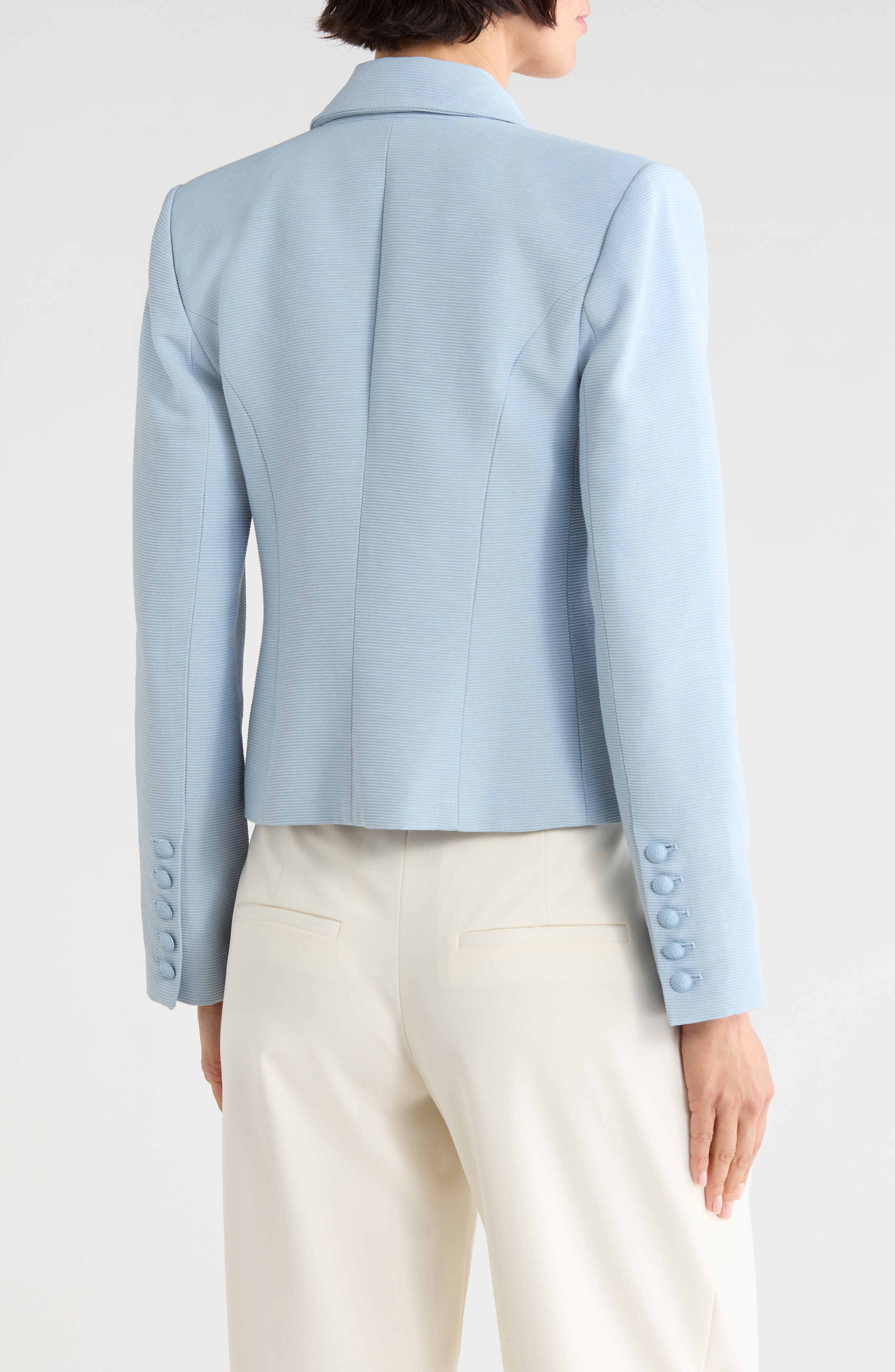 Brooke Texture Double Breasted Crop Blazer (Women) | Nordstromrack