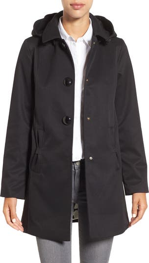 Kate Spade New York water resistant mac jacket | Nordstrom