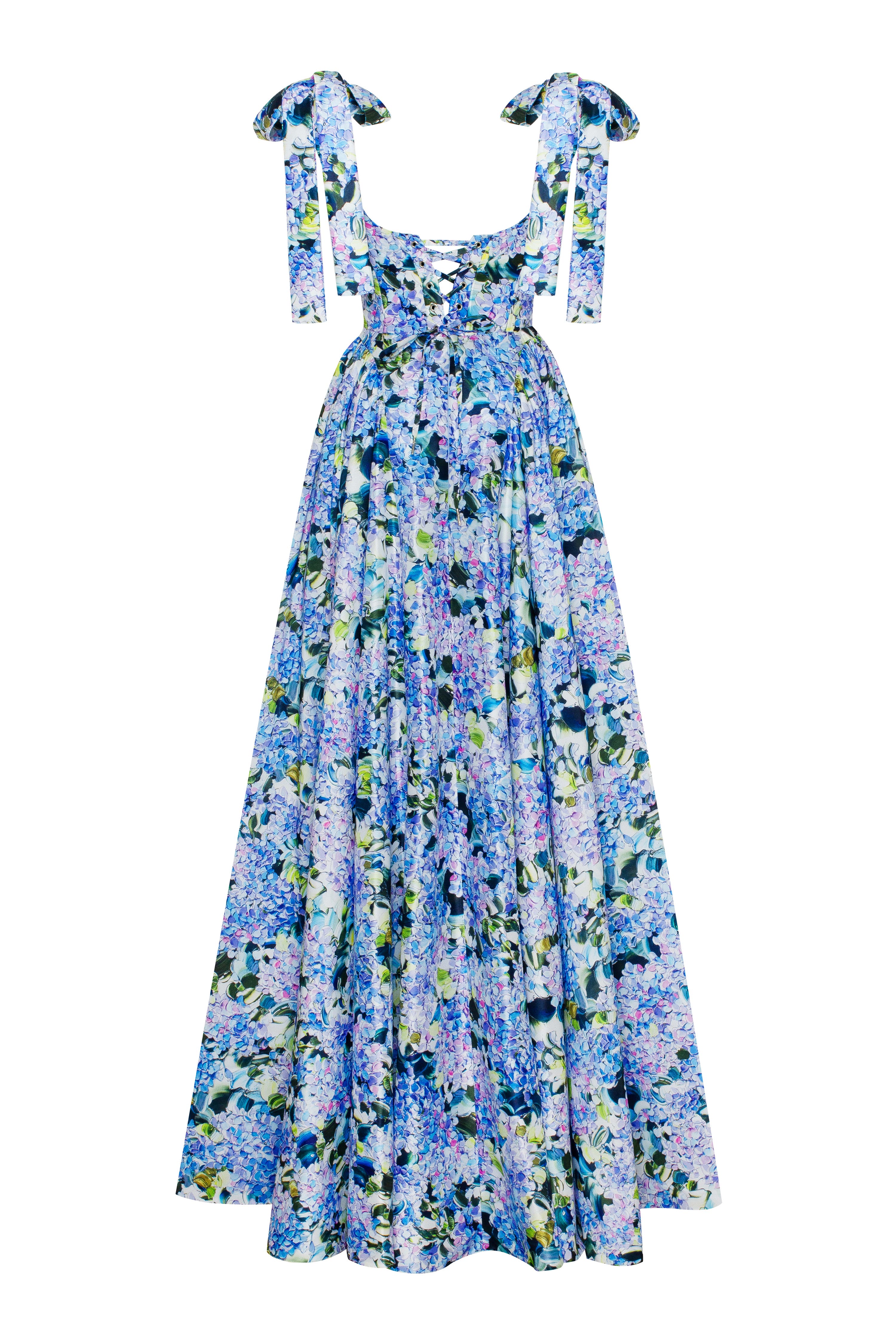 Milla Blue Hydrangea Strapped Maxi Dress | Nordstrom