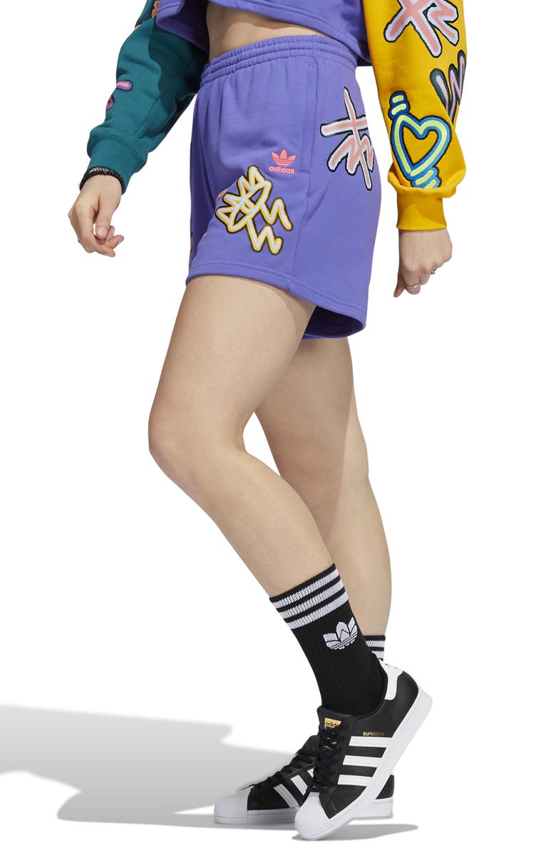 adidas Originals x Kris Andrew Small Love Unites Shorts | Nordstromrack