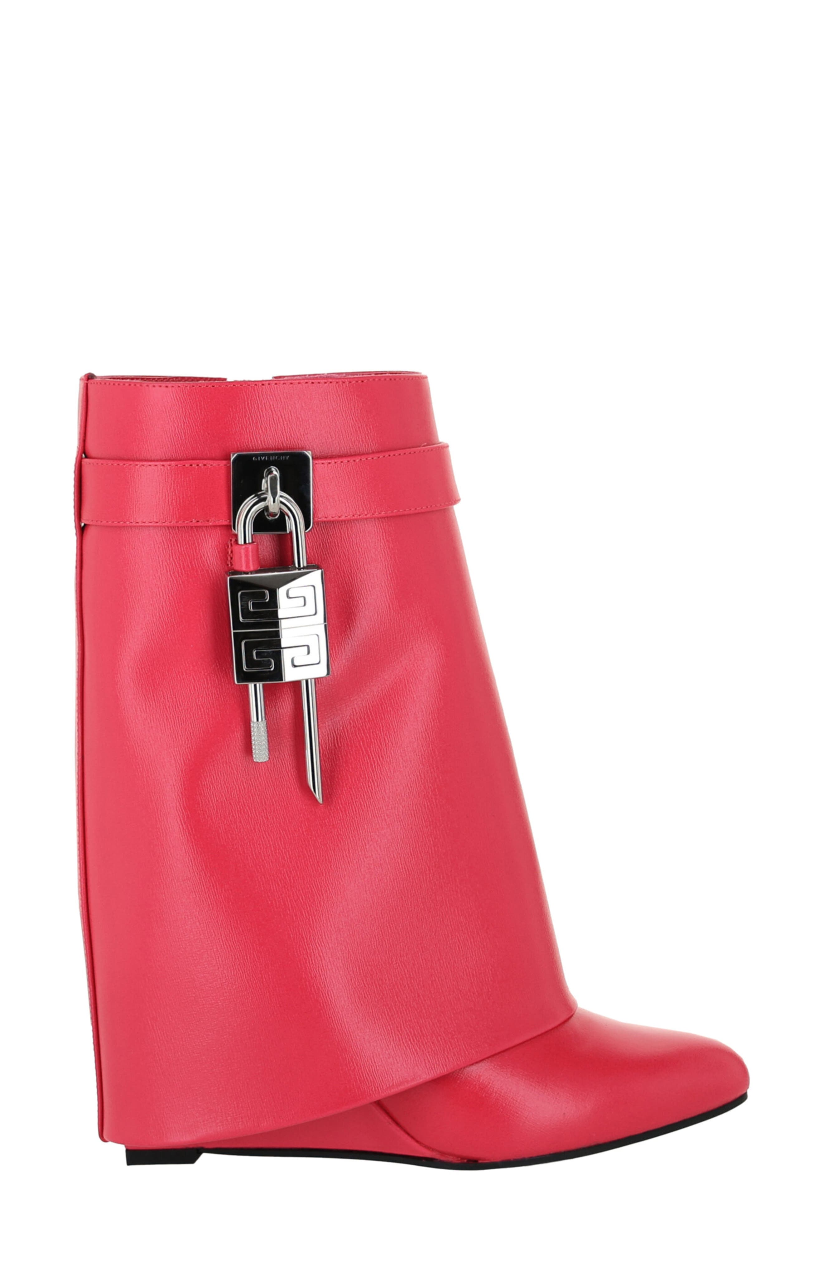 Givenchy Shark Lock Leather Wedge Boot (Women) | Nordstromrack
