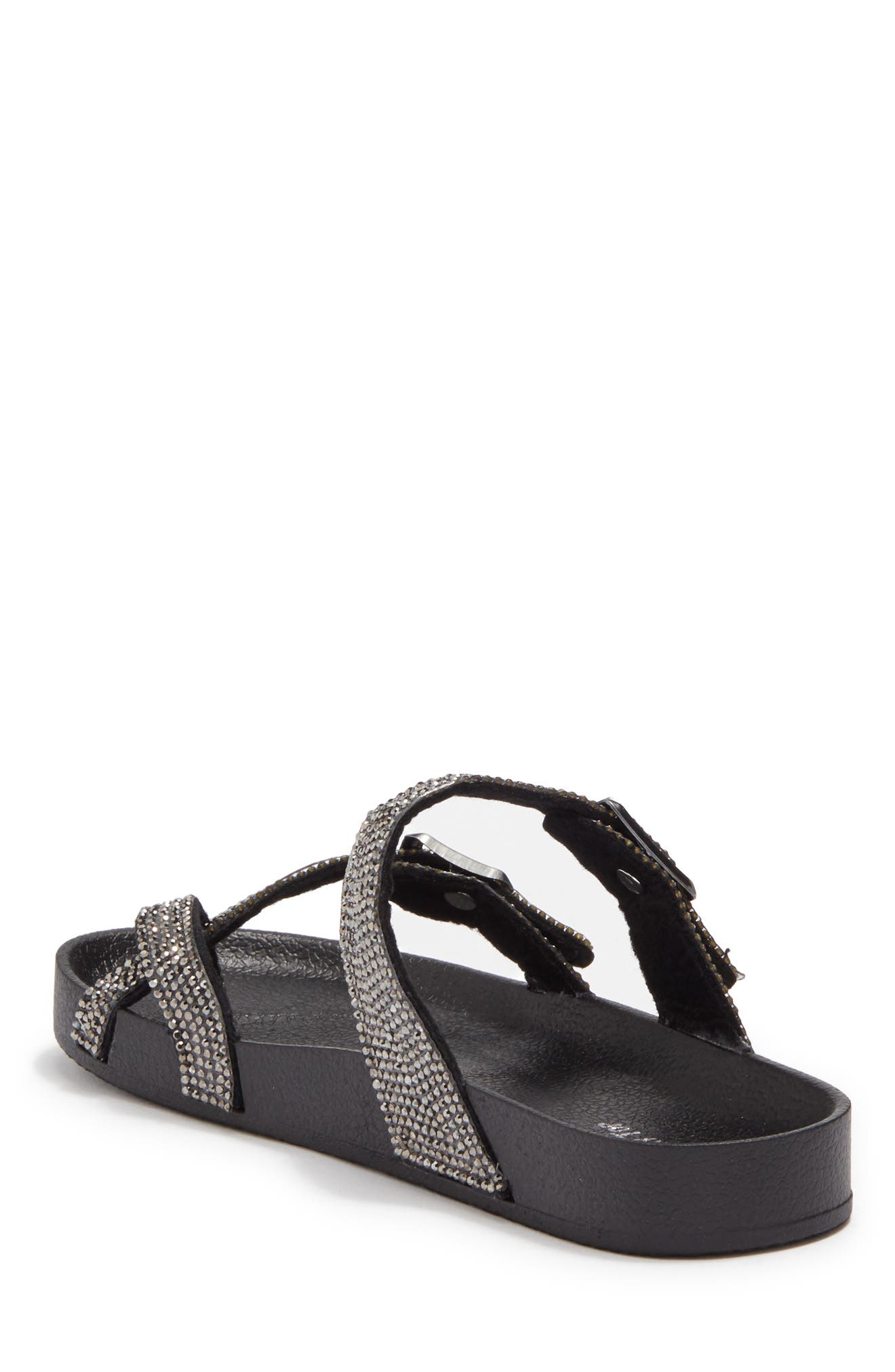 TOP MODA Hawk Rhinestone Strap Slide Sandal | Nordstromrack