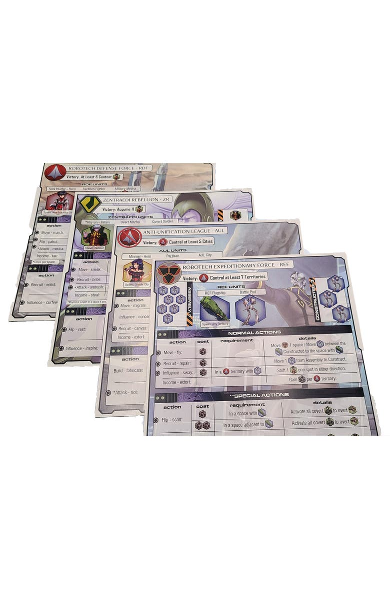 Strange Machine Games Robotech Reconstruction Strategy Board Game ...
