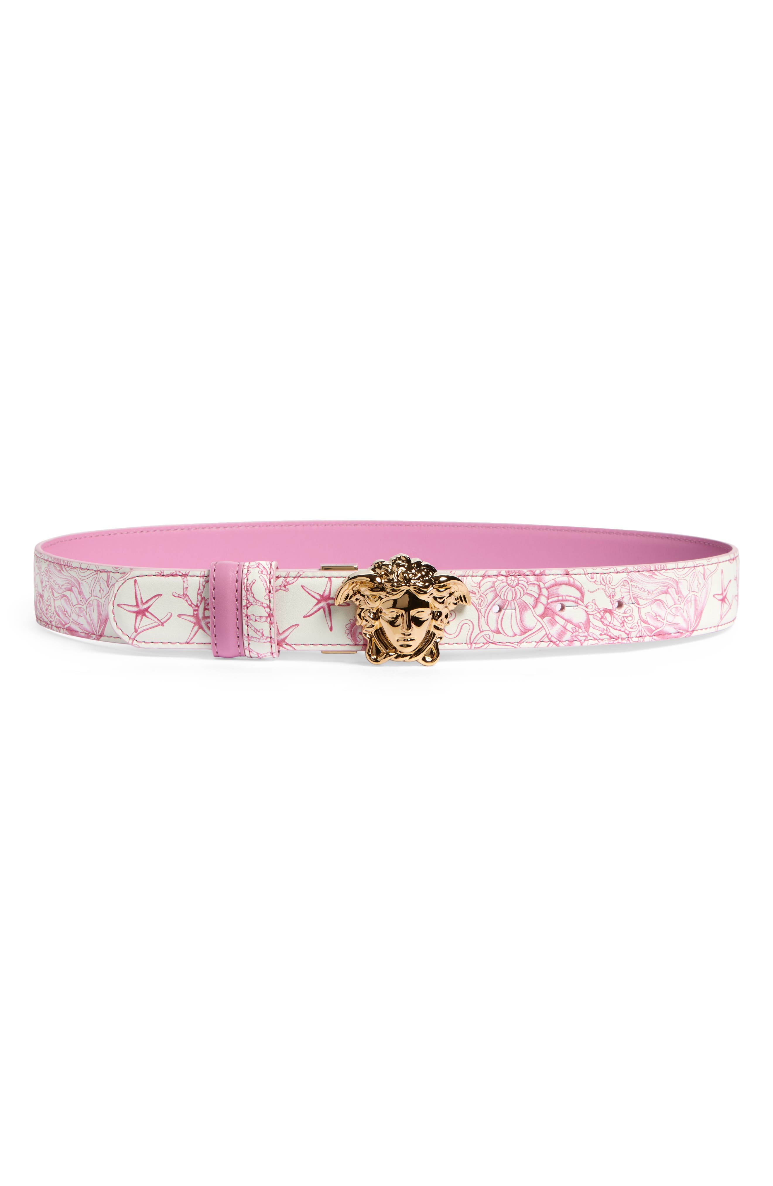 Versace Medusa Buckle Reversible Leather Belt | Nordstromrack