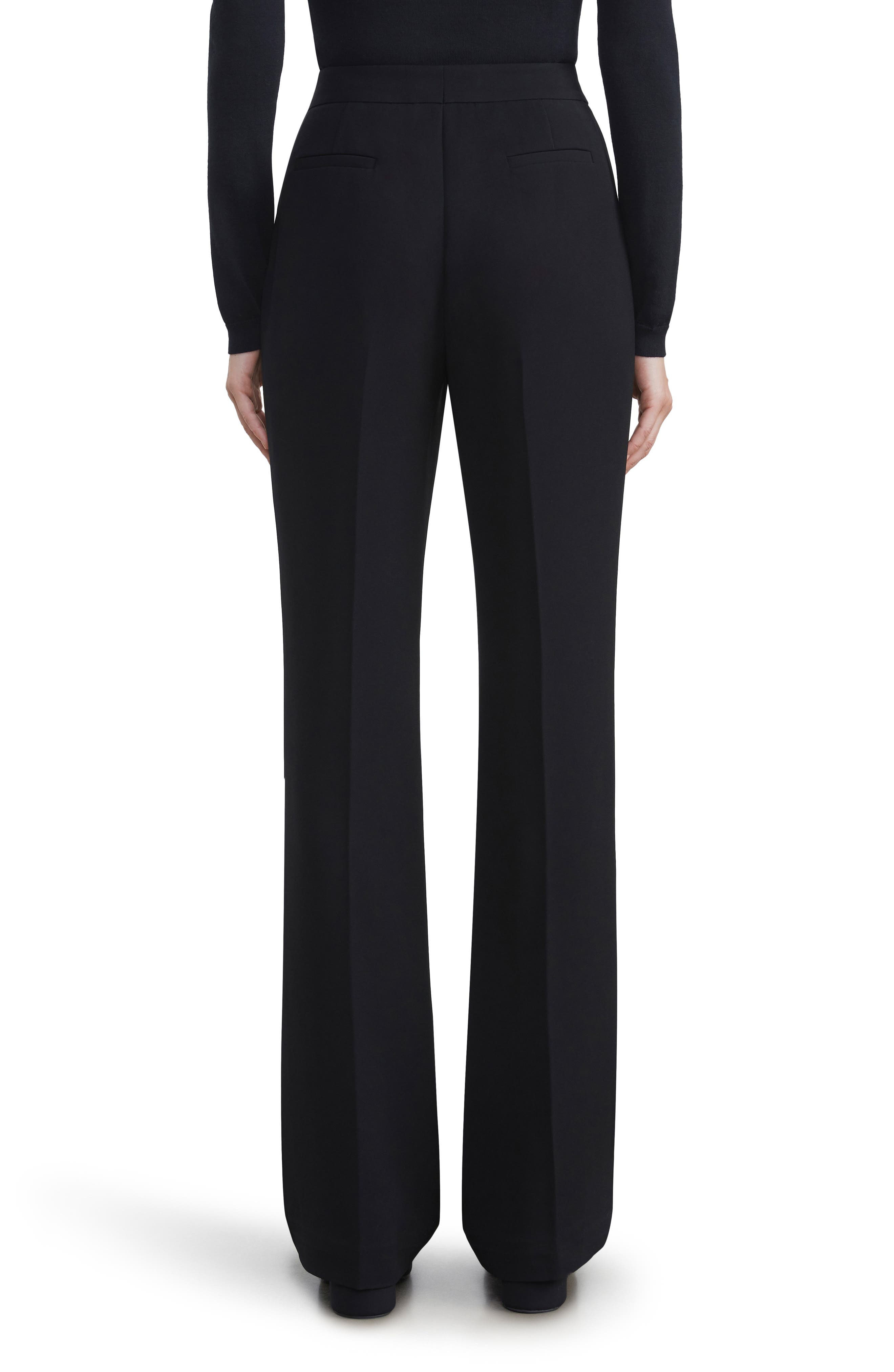Lafayette 148 New York Gates Crepe Flare Leg Pants | Nordstromrack