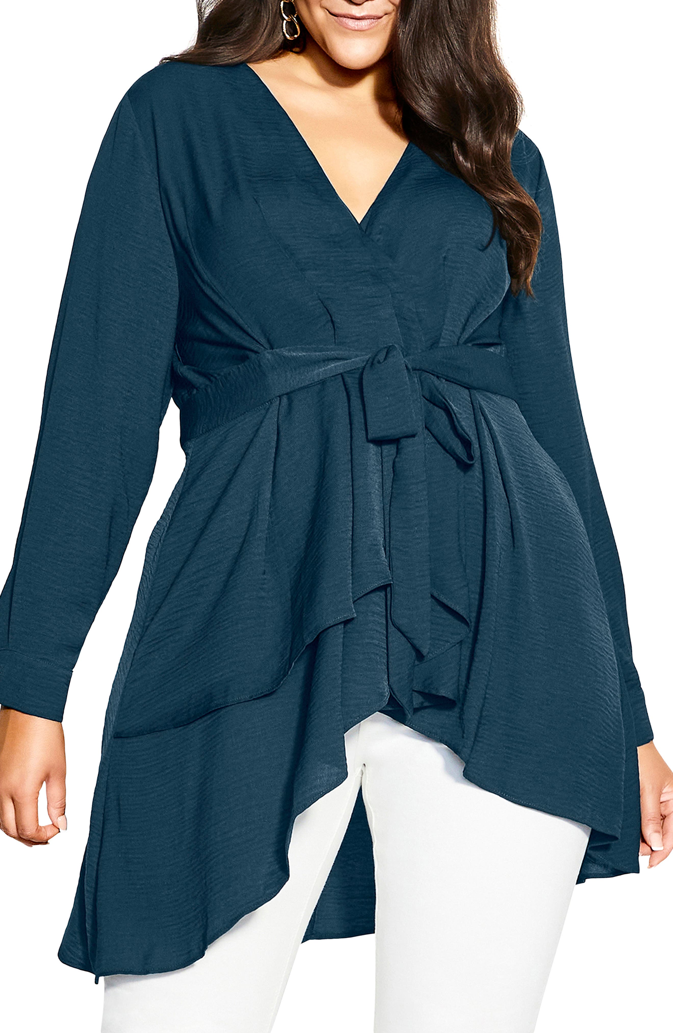 Asymmetrical Ruffle Tunic (Women) | Nordstromrack