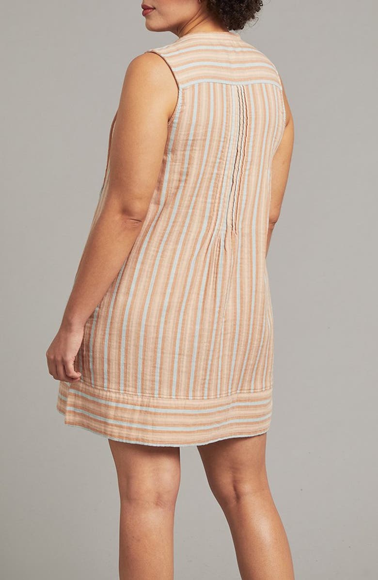 Faherty Isha Pintuck Organic Cotton Minidress | Nordstromrack