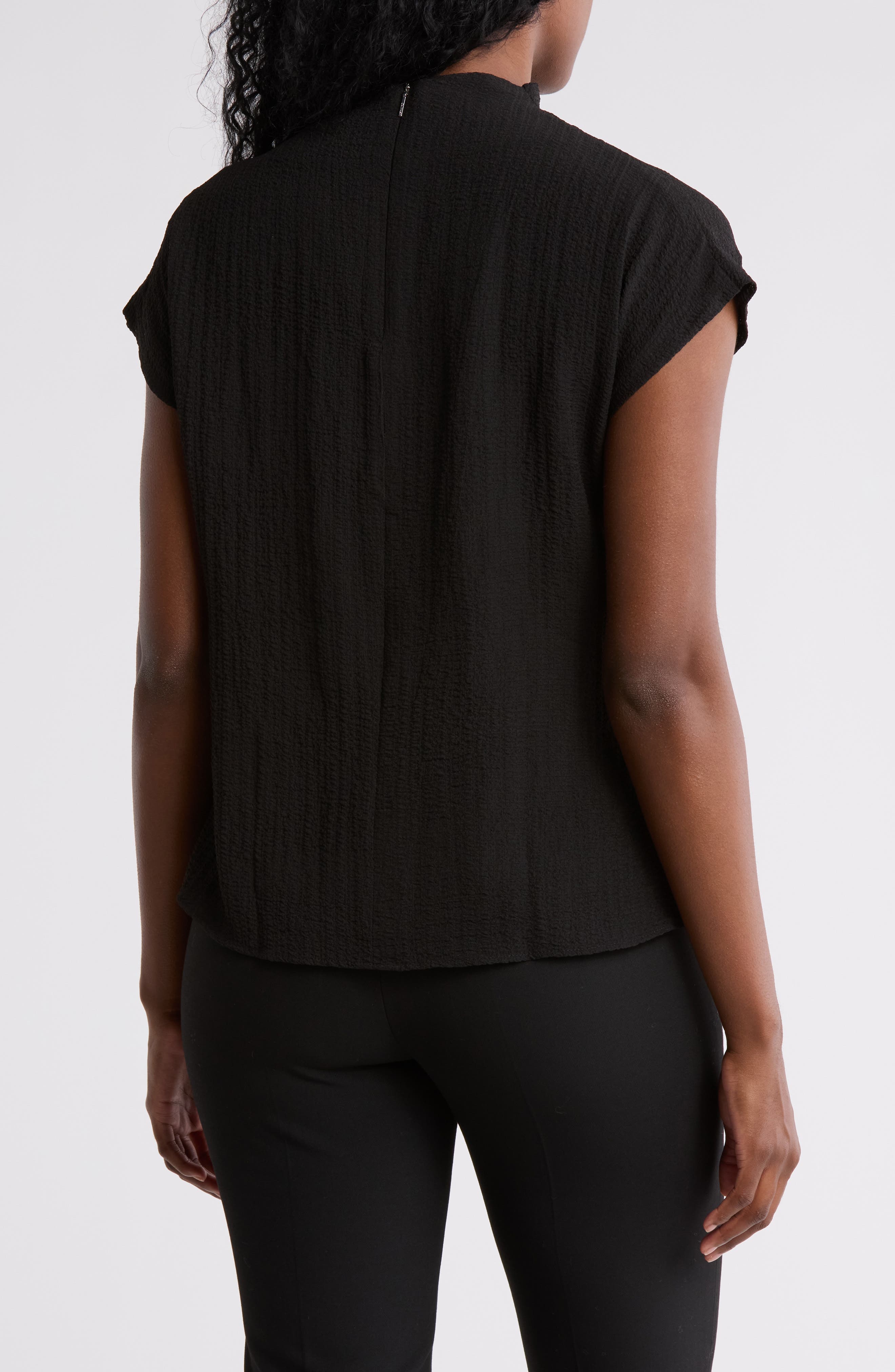 Calvin Klein Cap Sleeve Tie Waist Top | Nordstromrack