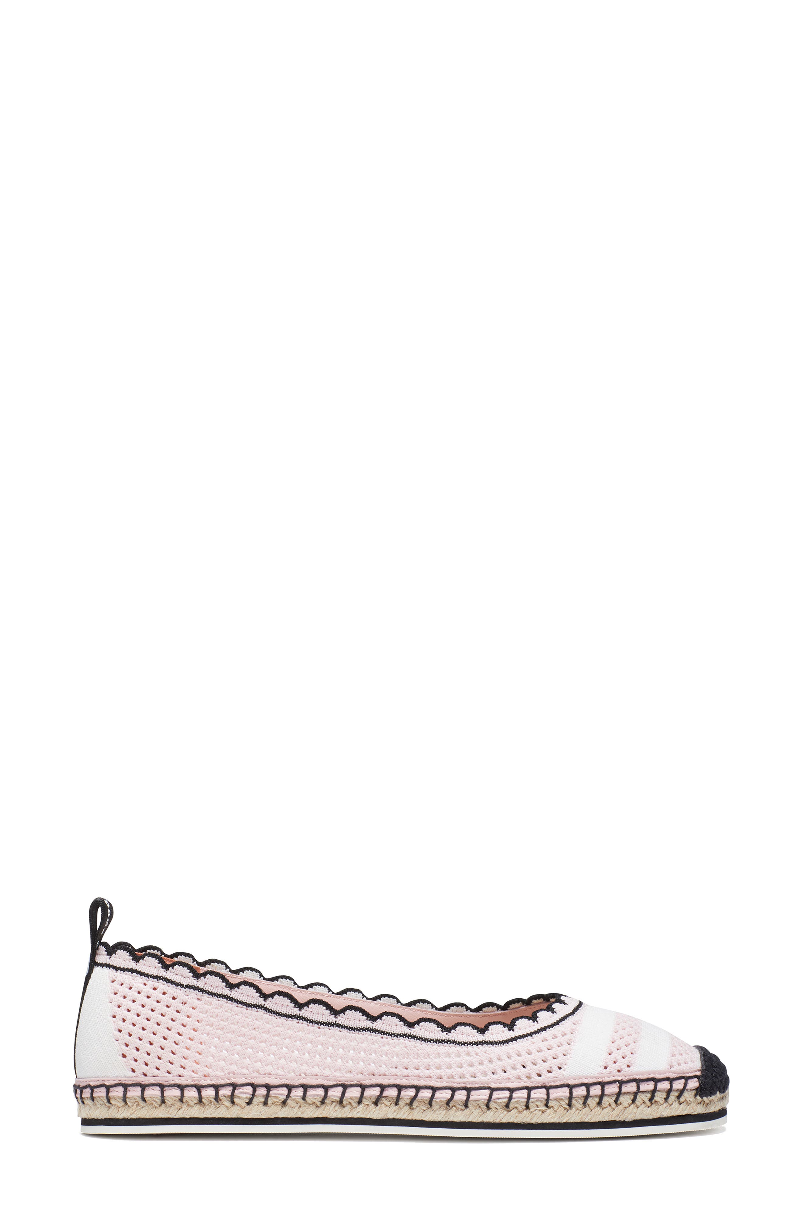 Kate Spade New York knottingham scalloped knit espadrille flat (Women ...