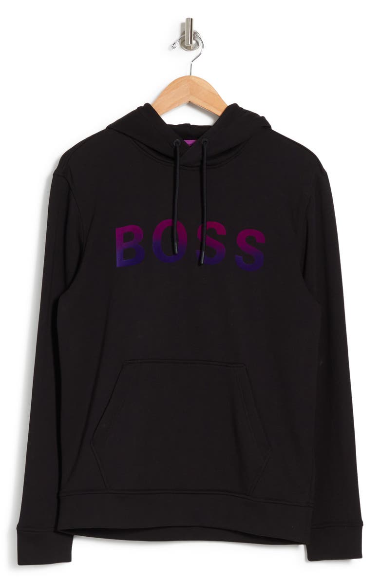 BOSS Wetry Logo Pullover Hoodie | Nordstromrack