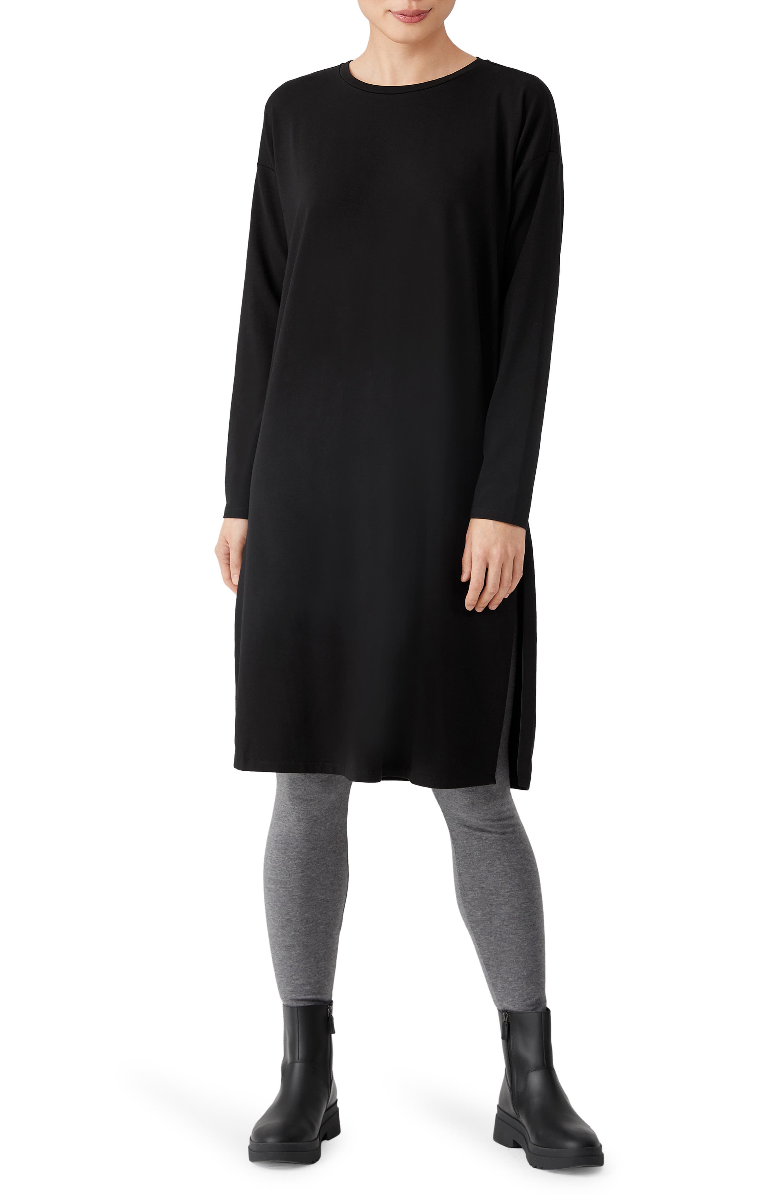 Eileen Fisher Long Sleeve Shift Dress | Nordstromrack