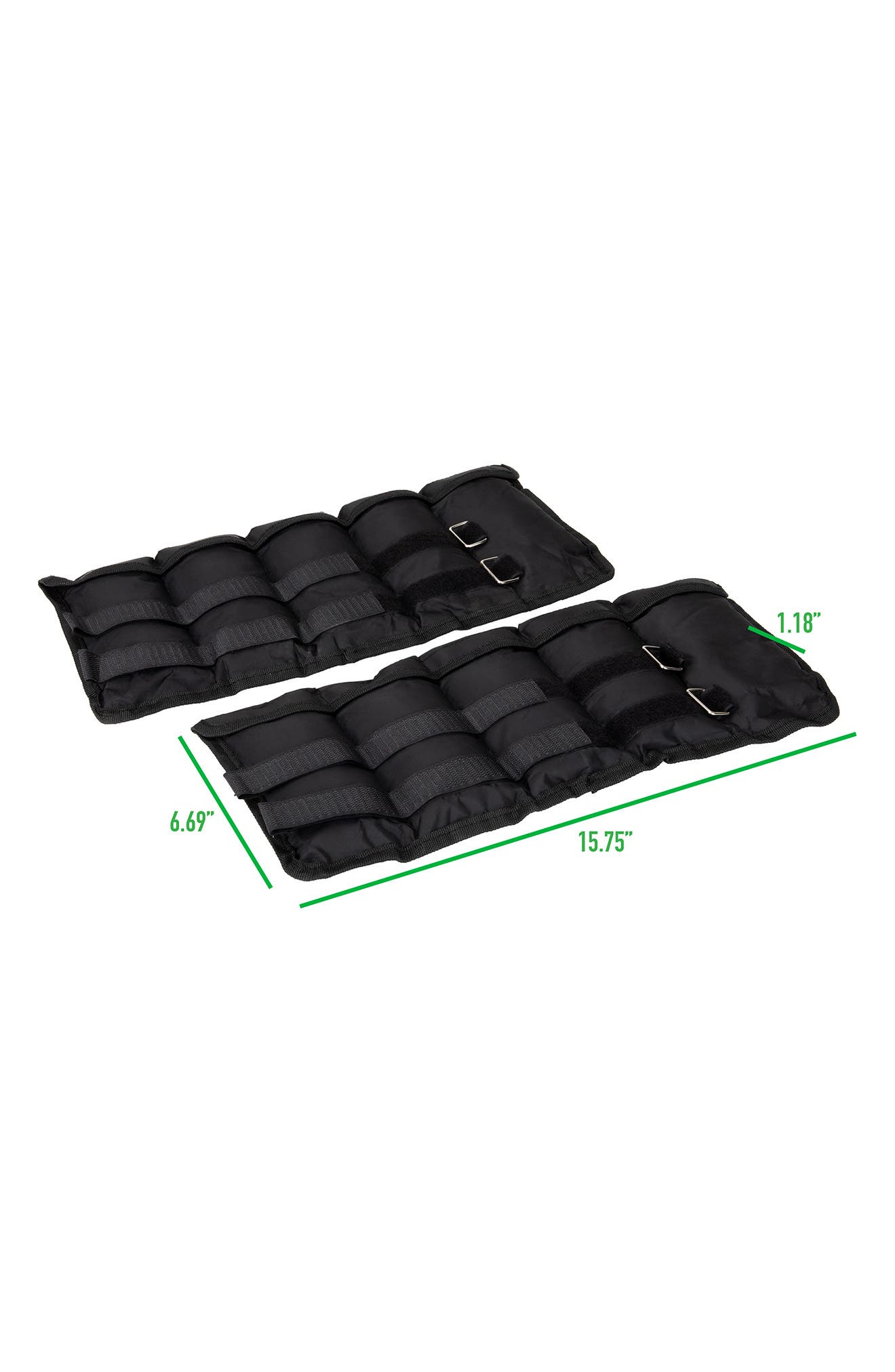MIND READER Neoprene Adjustable Weights for Wrists - 4lb/1.81kg - Set ...