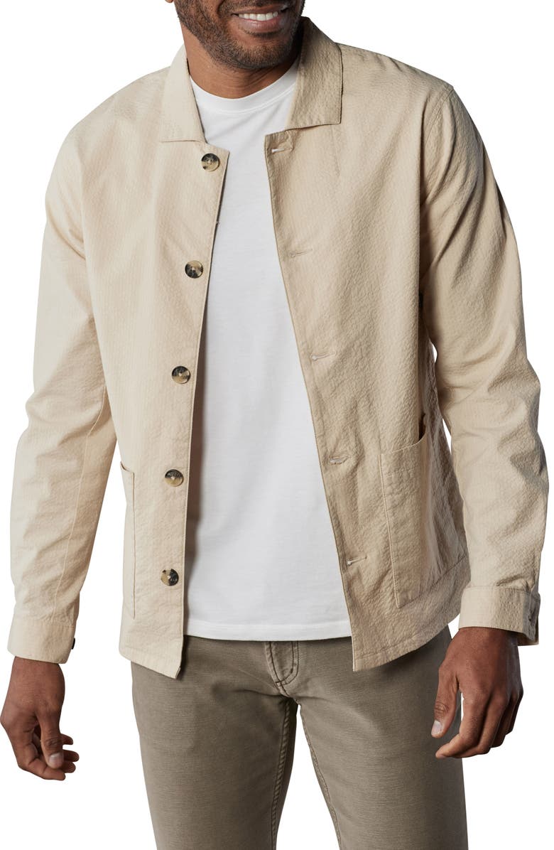 The Normal Brand Seersucker Chore Jacket | Nordstrom