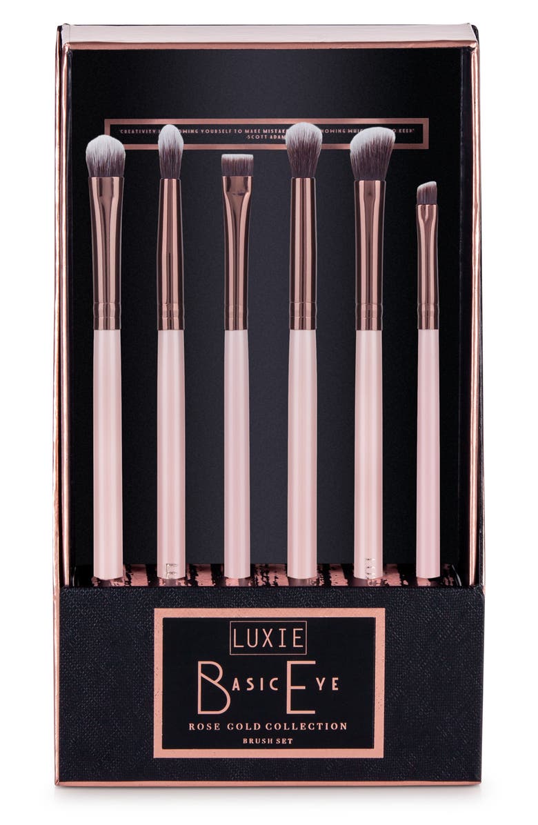 Luxie Rose Gold Basic Eye Brush Set | Nordstrom