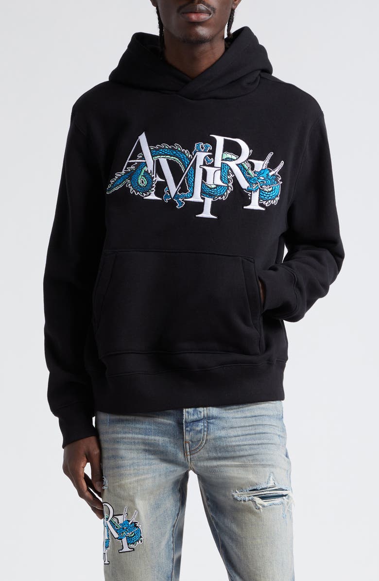 AMIRI Chinese New Year Embroidered Cotton Hoodie | Nordstromrack