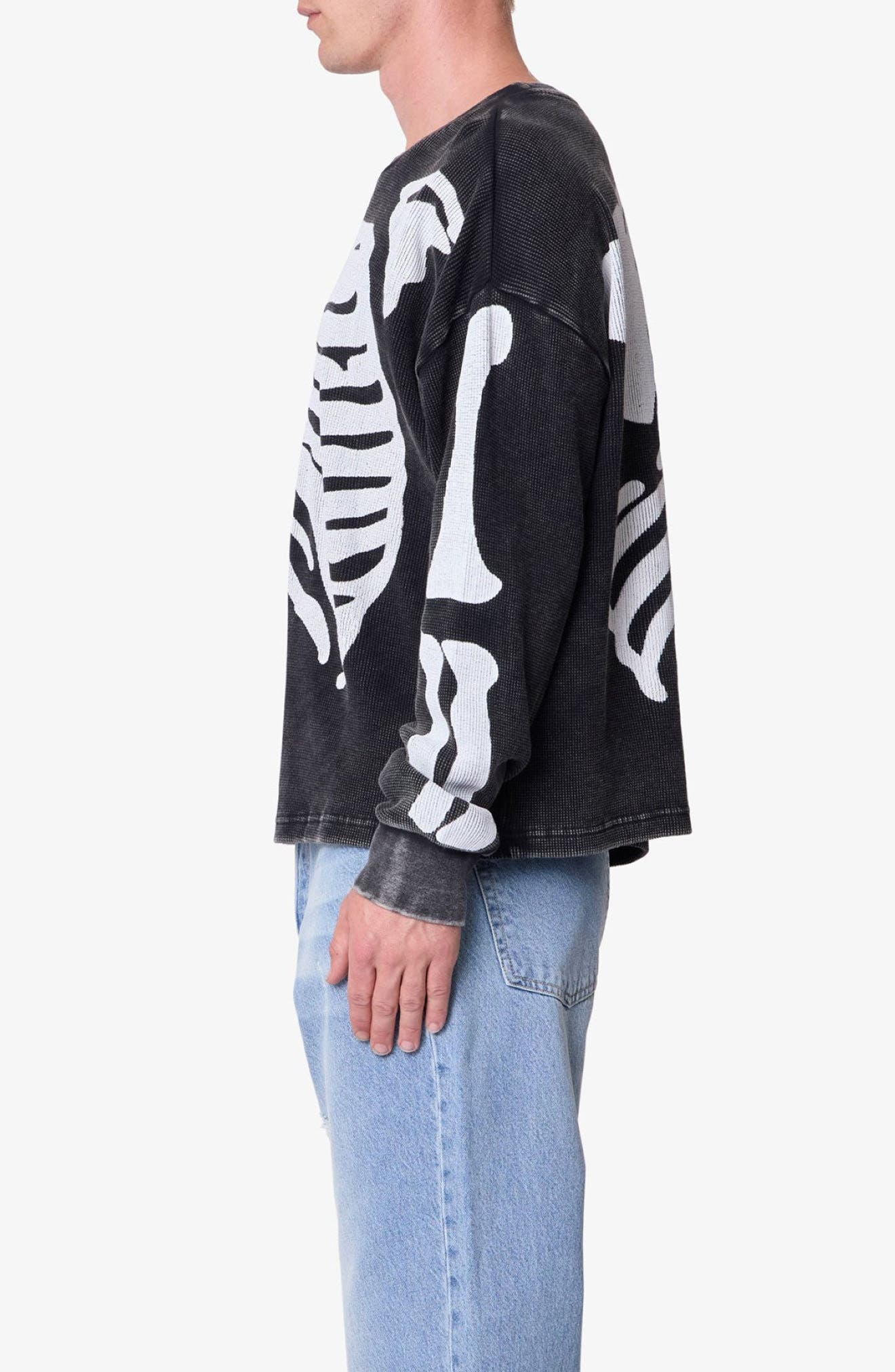 Skeleton Thermal Long Sleeve Graphic T-Shirt (Men) | Nordstrom