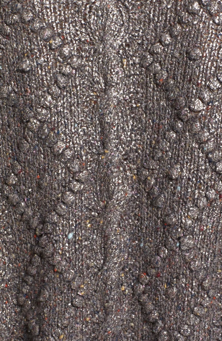 Tory Burch 'Shawn' Metallic Wool Blend Tunic | Nordstrom