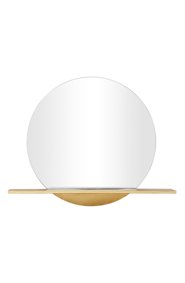 VIVIAN LUNE HOME Gold-Tone Glam Mirrored Wall Shelf | Nordstromrack