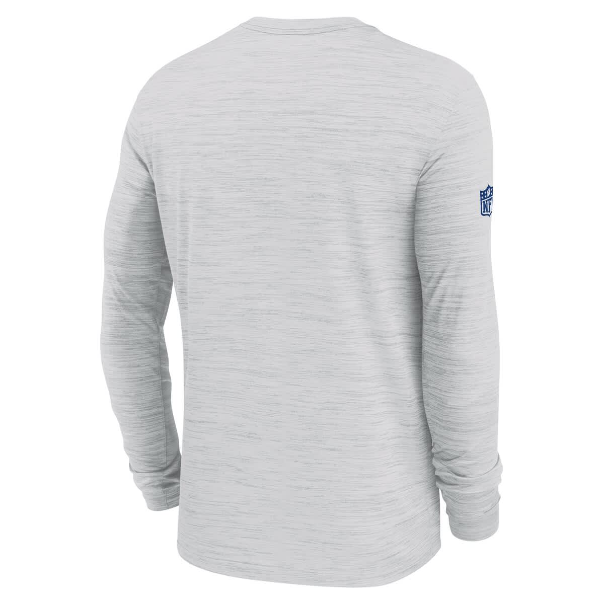 Nike Men's Nike Ash New York Giants Sideline Velocity Performance Long ...