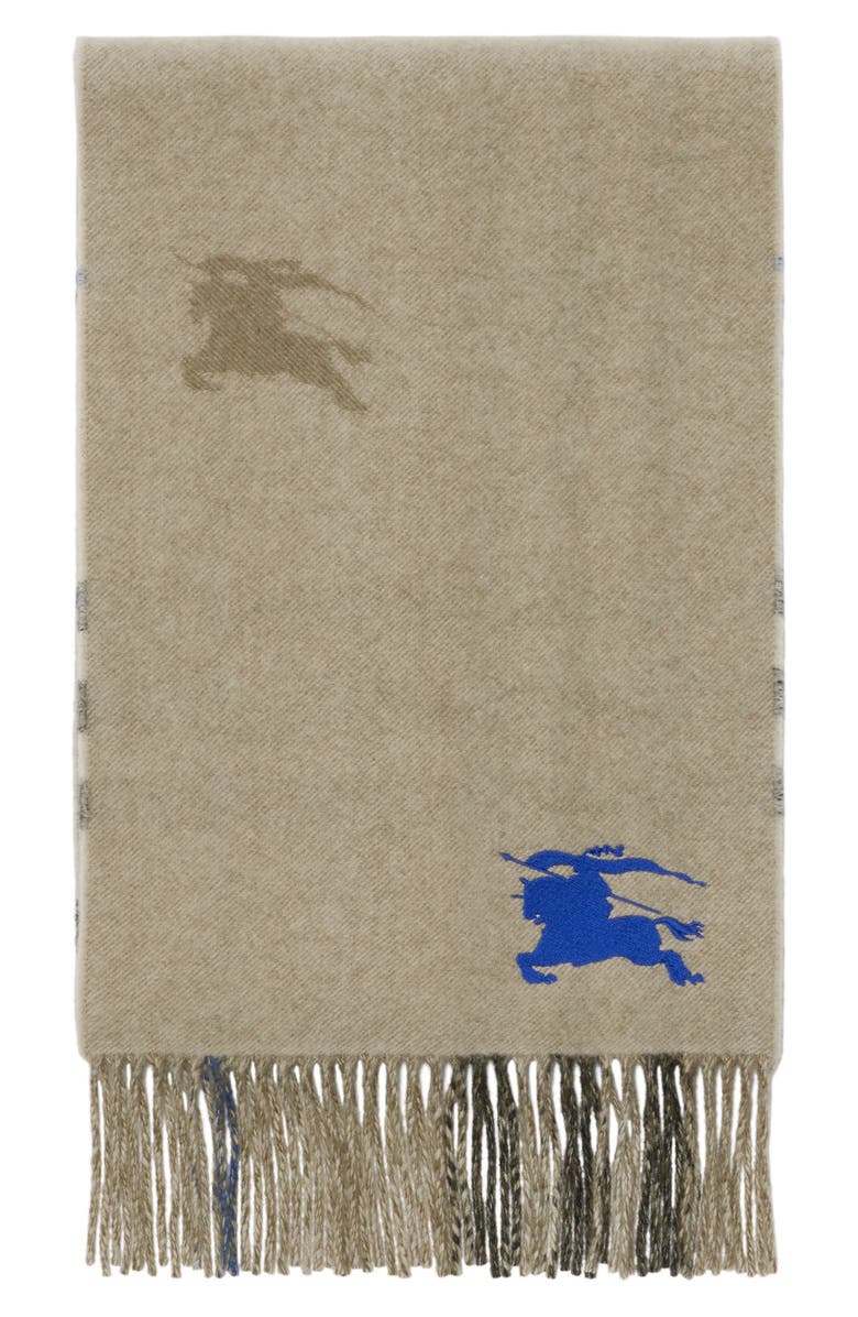 Burberry Giant Check & EKD Pattern Reversible Cashmere Scarf | Nordstrom
