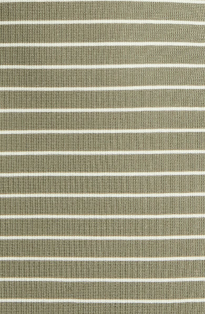 Marine Layer Lexi Daytime Stripe Sleeveless Rib Midi Dress | Nordstromrack