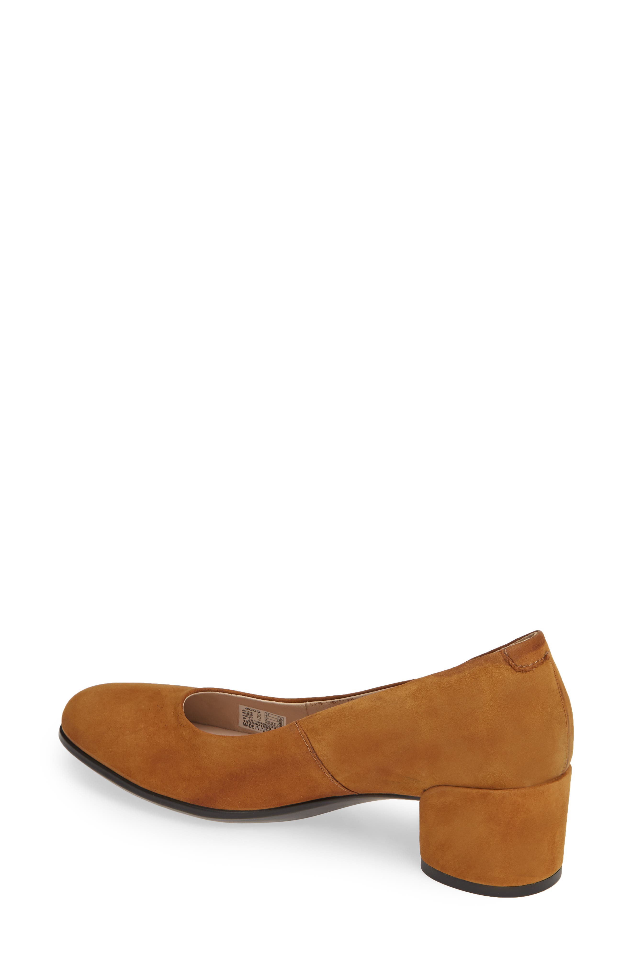 ECCO Shape 35 Suede Mod Block Heel Pump | Nordstromrack