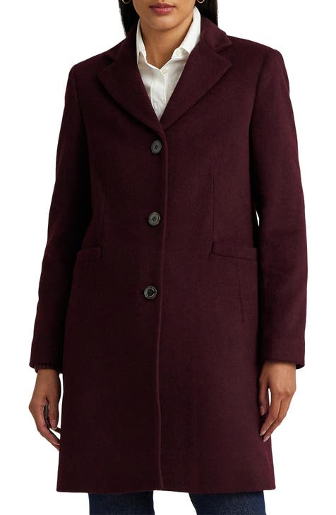 Women's Lauren Ralph Lauren Wool & Wool-Blend Coats | Nordstrom