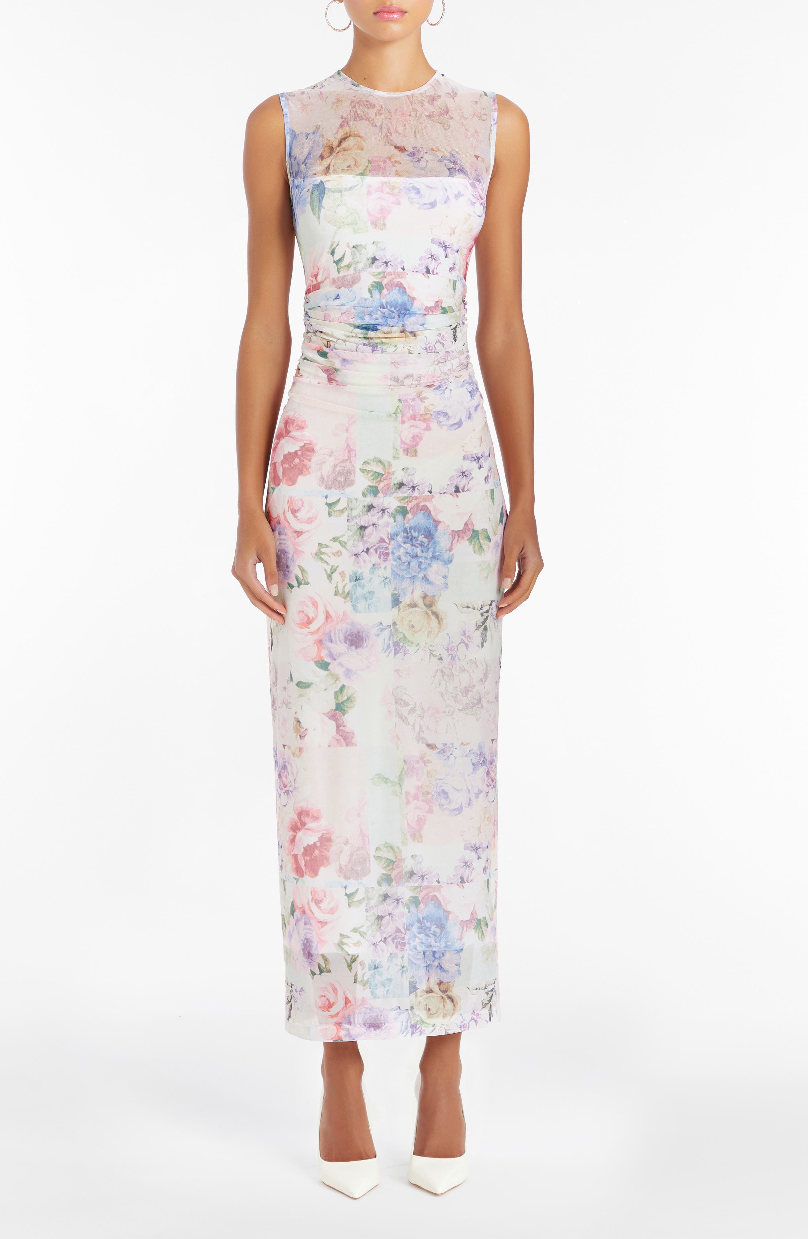 Amanda Uprichard Lyle Floral Sleeveless Sheath Gown | Nordstromrack