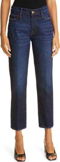 FRAME Le Nouveau Straight High Waist Crop Straight Leg Jeans | Nordstrom