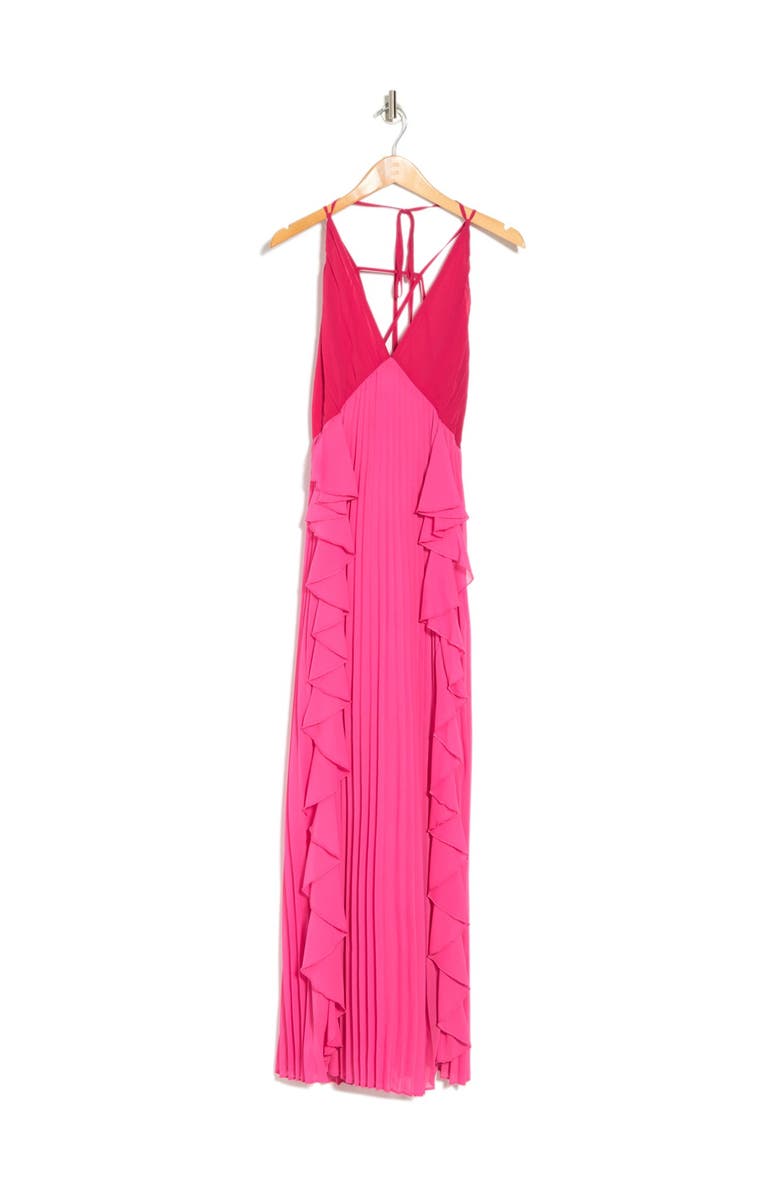ONE ONE SIX Two Tone Pleated Maxi Dress | Nordstromrack