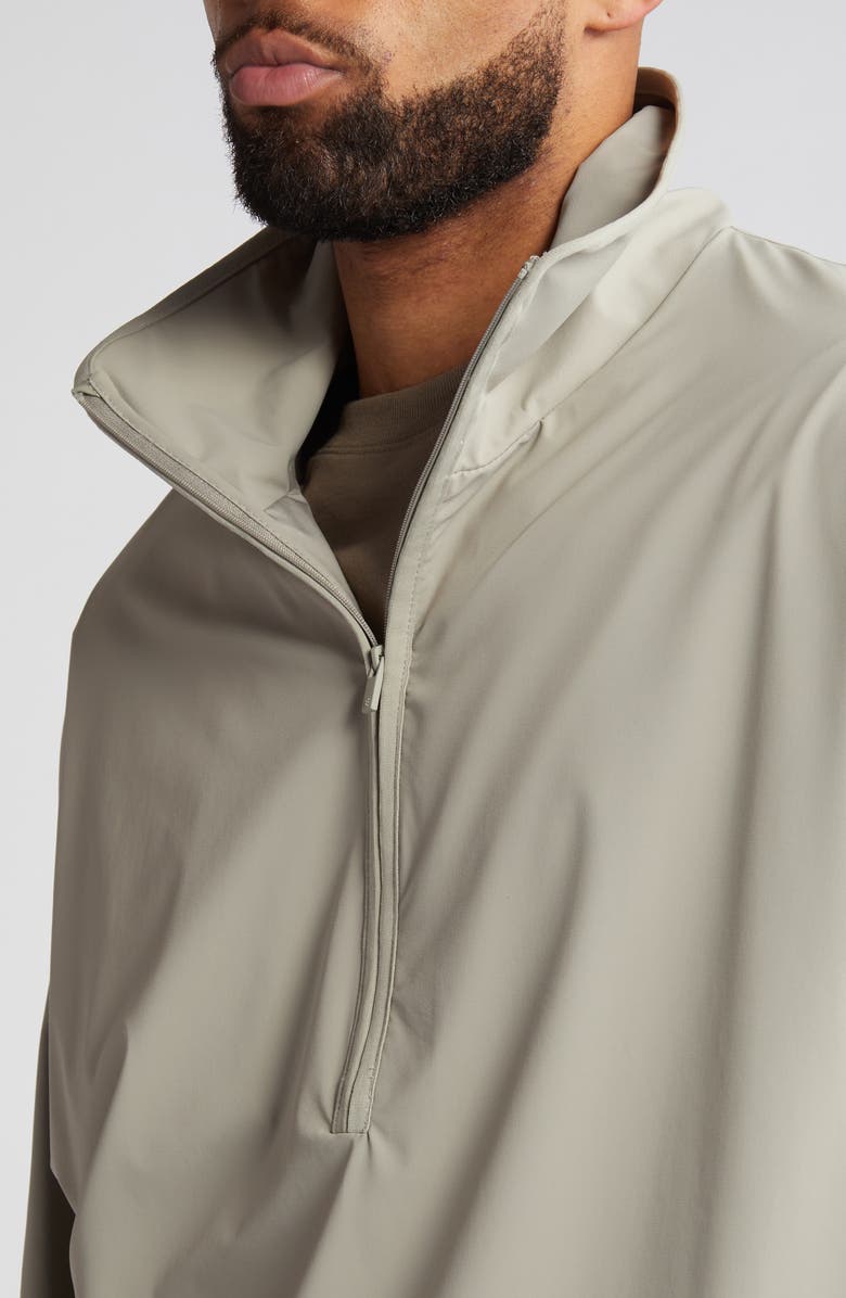 Fear of God Essentials Oversize Half Zip Stretch Nylon Pullover ...