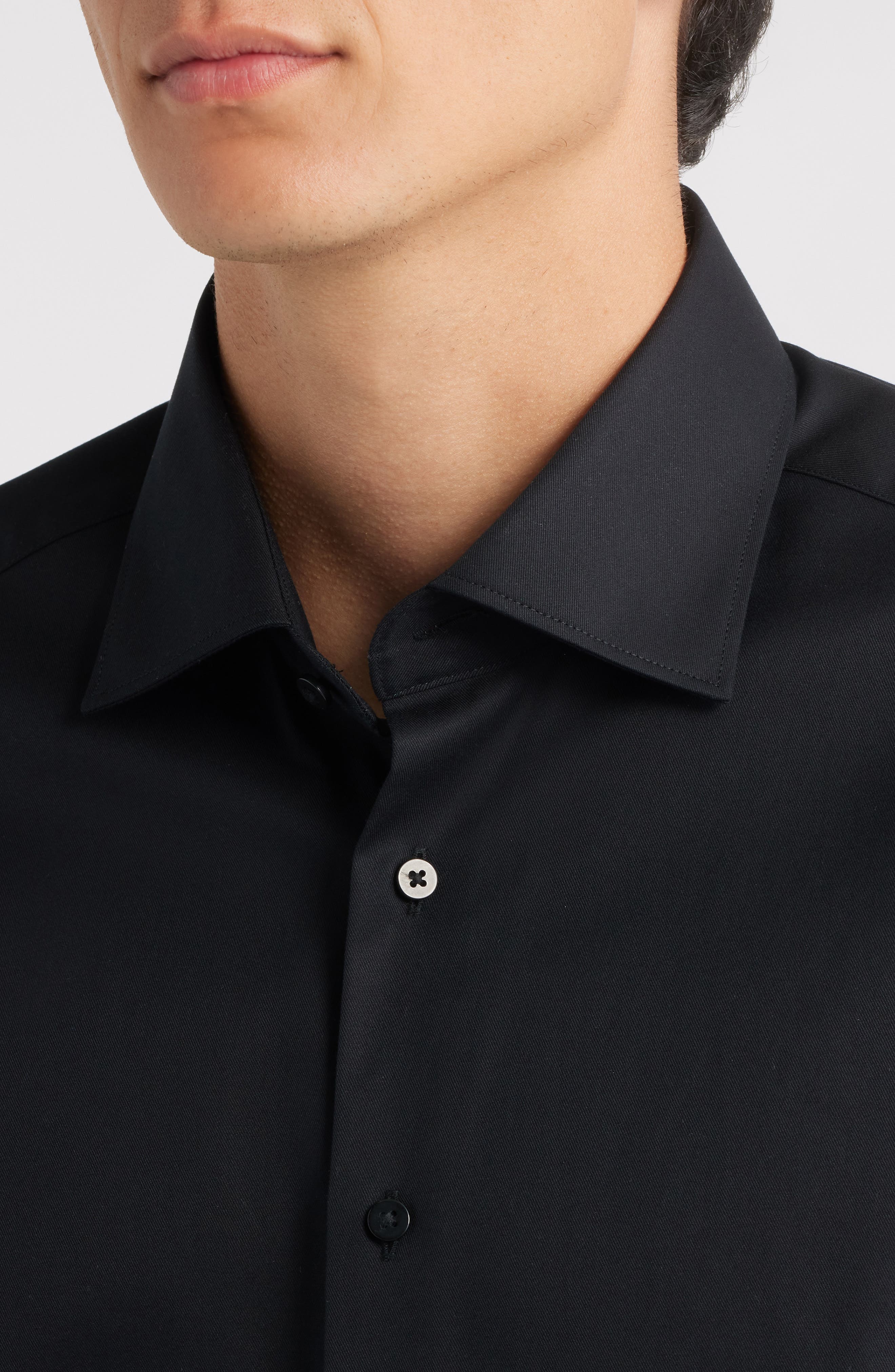 Eterna Cover Modern Fit Non-Iron Cotton Cover Shirt | Nordstrom