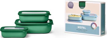 Mepal Cirqula Set of 3 Rectangular Storage Containers | Nordstromrack