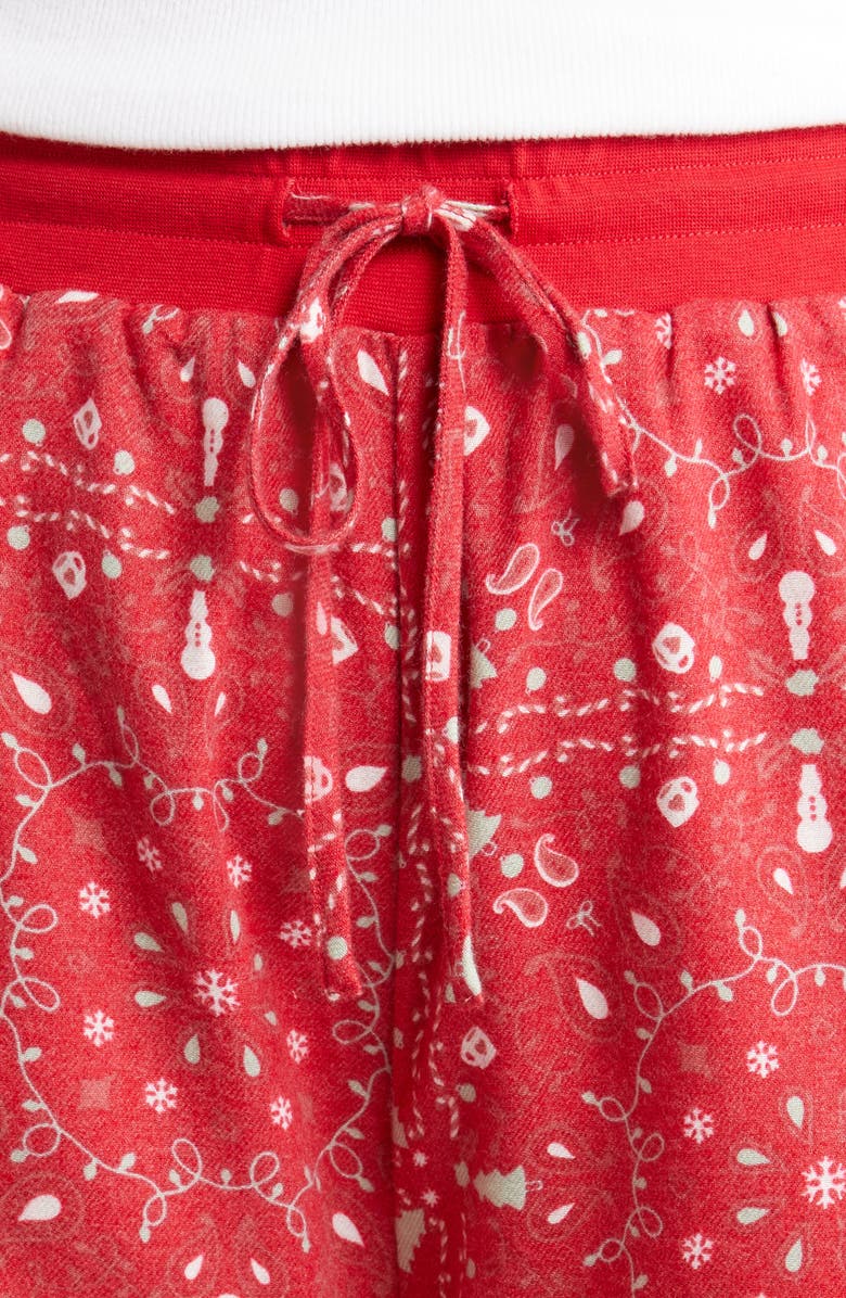 BP. Print Cotton Blend Flannel Pajama Pants | Nordstromrack