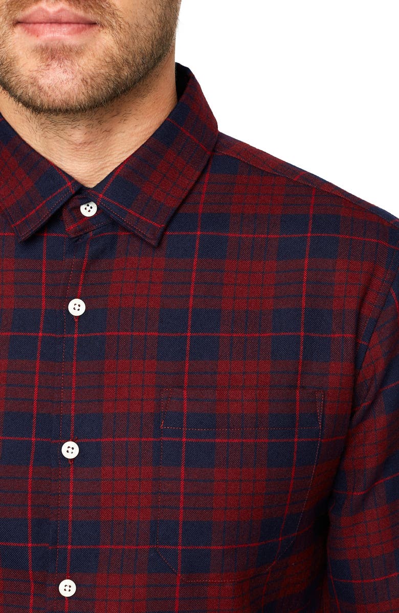 7 Diamonds Sylvan Slim Fit Flannel Shirt | Nordstromrack