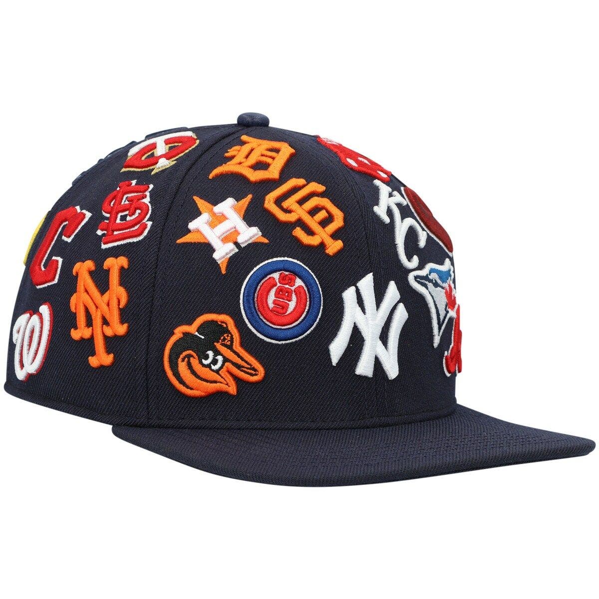 PRO STANDARD Men's Pro Standard Navy MLB Pro League Wool Snapback Hat ...