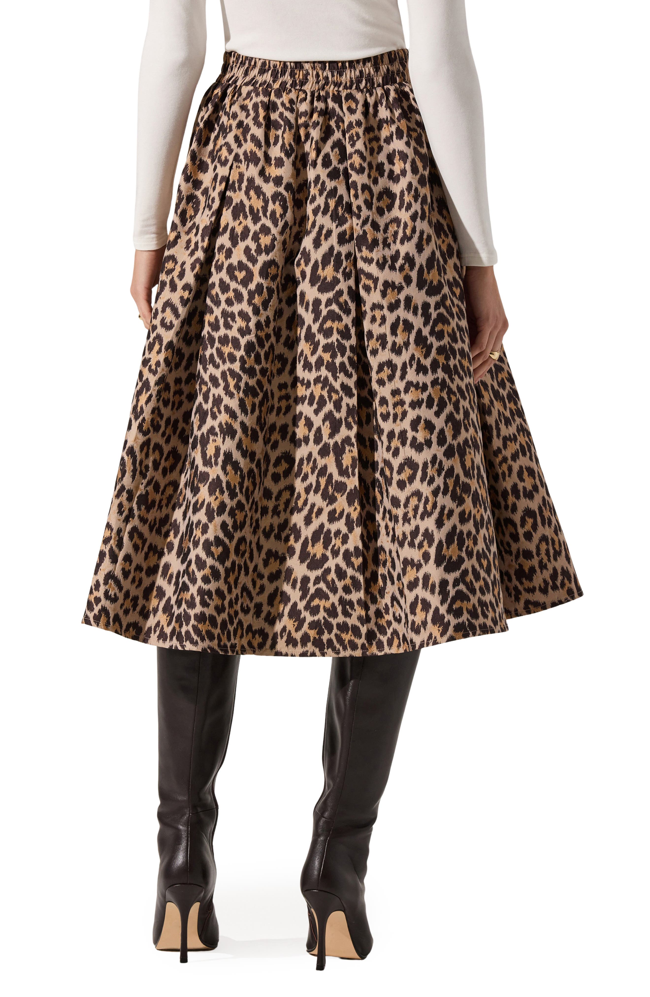 Andolina Animal Print Midi Skirt (Women) | Nordstromrack