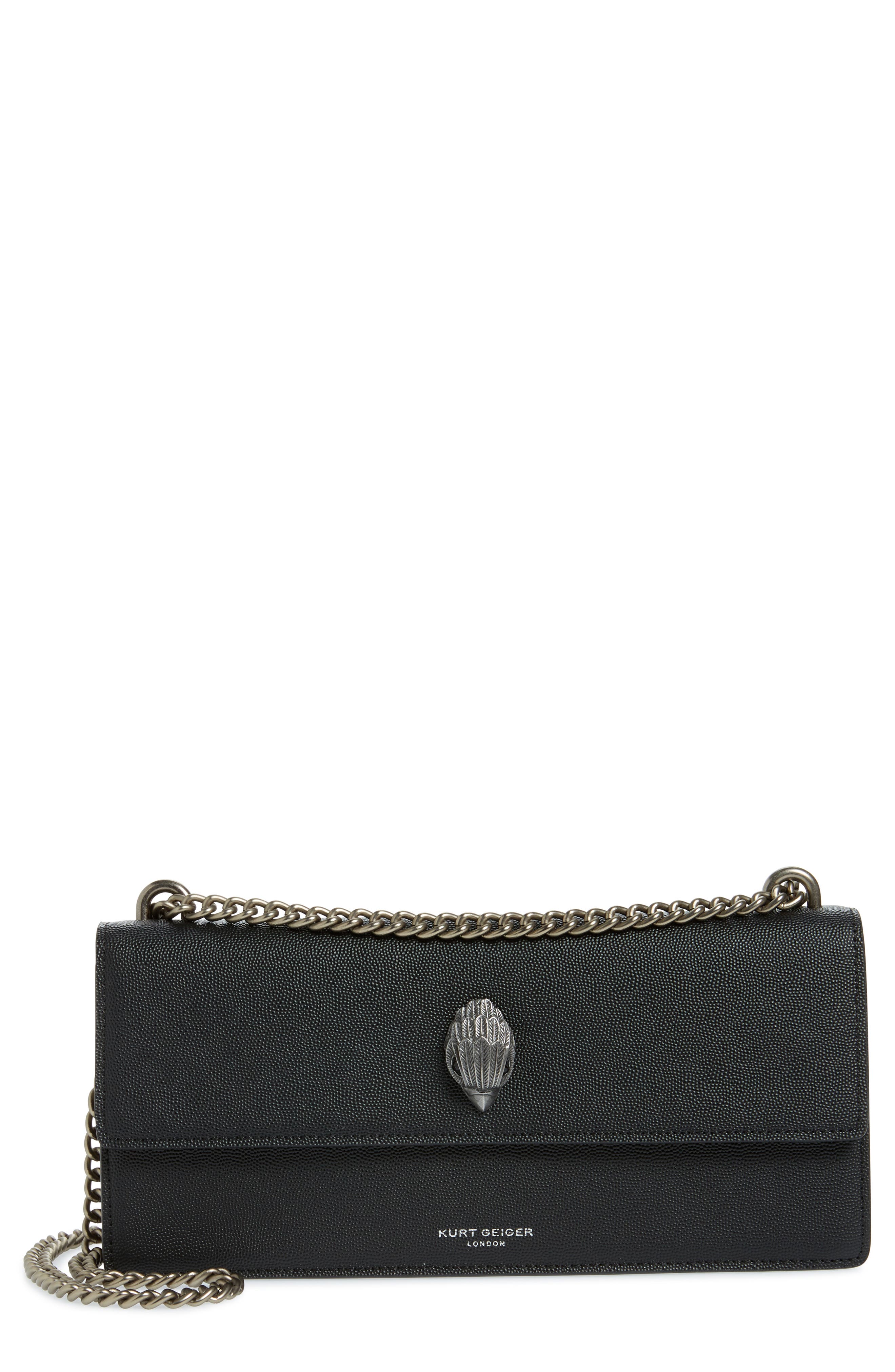 Kurt Geiger London Shoreditch Long Leather Crossbody Bag (Women ...