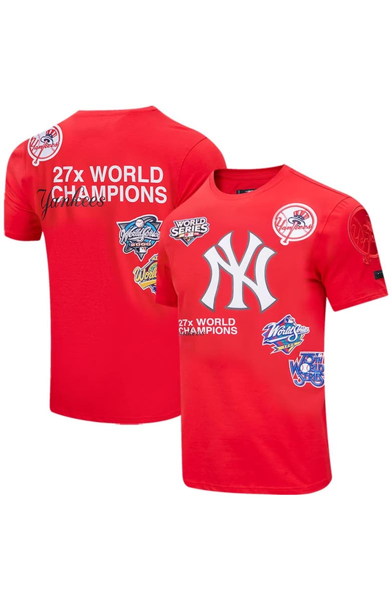 PRO STANDARD Men's Pro Standard Red New York Yankees Championship T ...