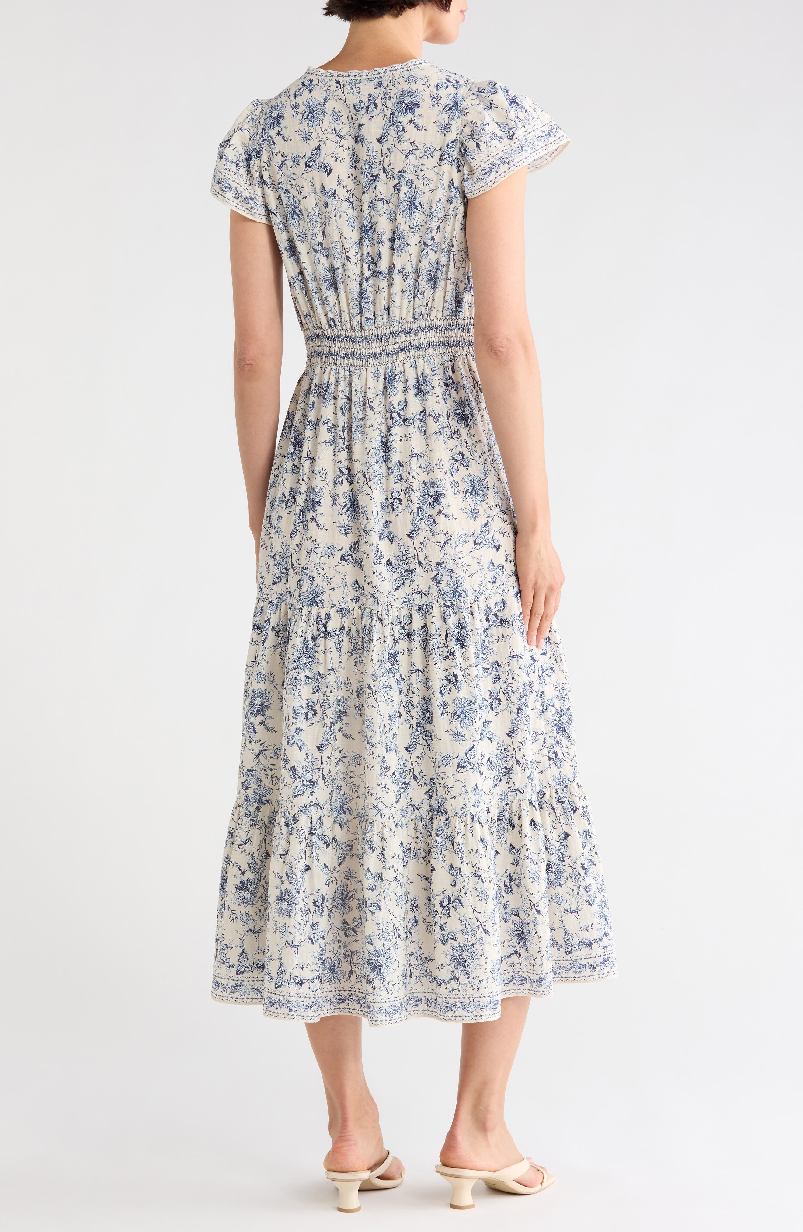 Flutter Sleeve Maxi Dress (Women) | Nordstromrack