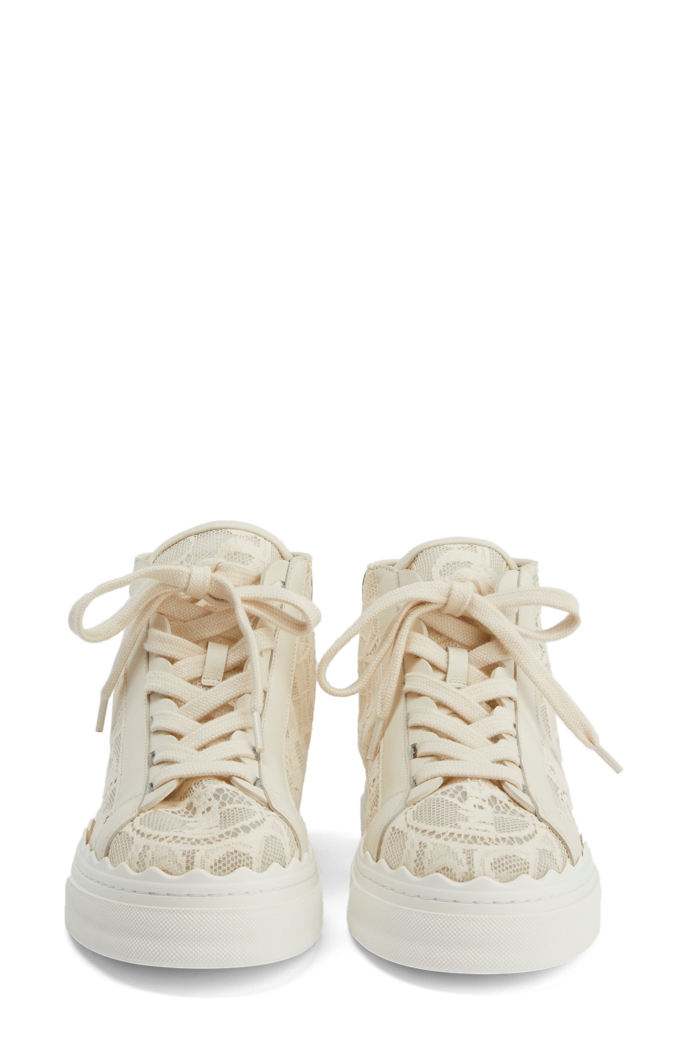 Chloé Lauren High Top Platform Sneaker (Women) | Nordstromrack