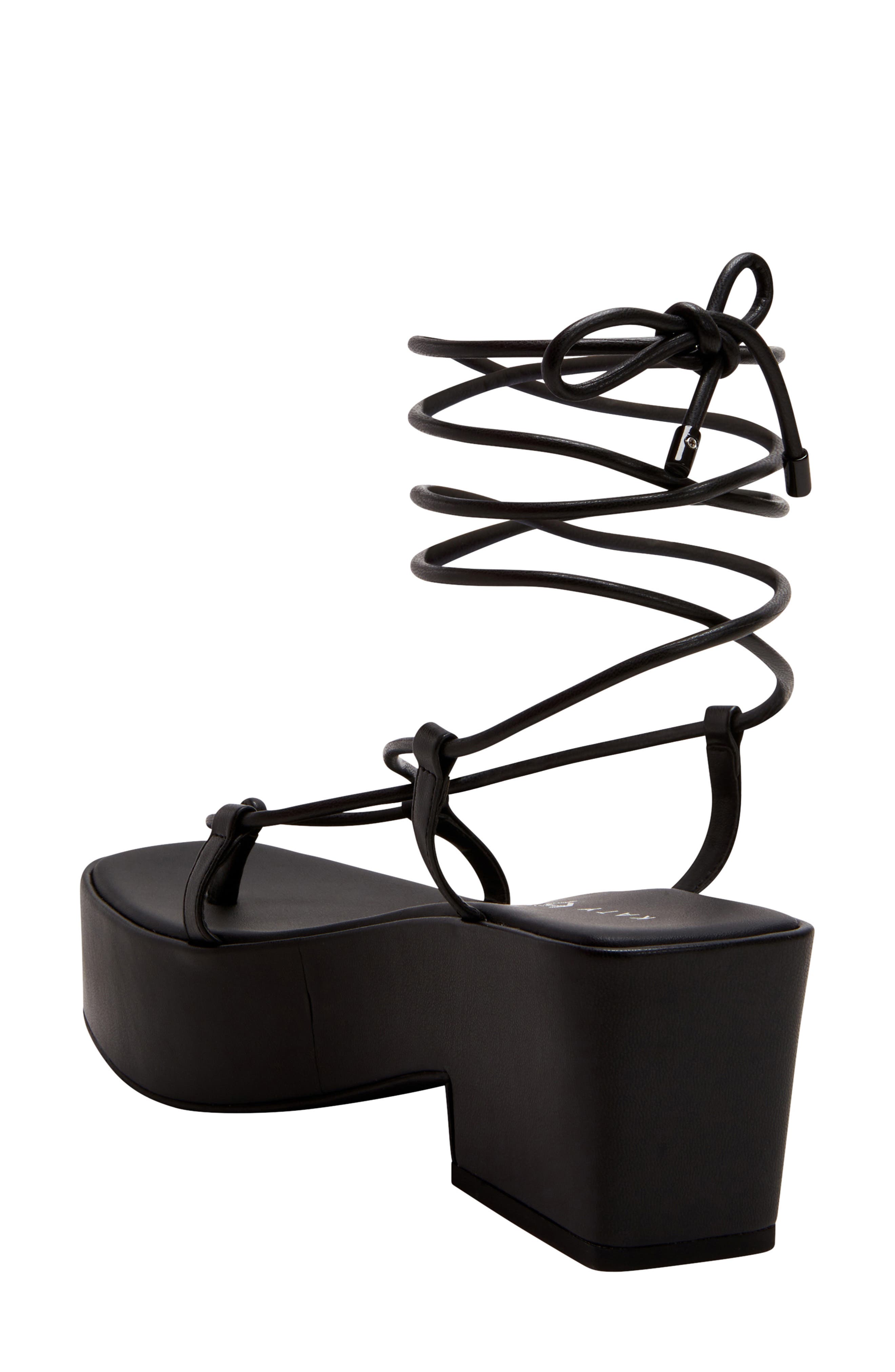 Katy Perry The Busy Bee Ankle Wrap Platform Sandal (Women) | Nordstromrack