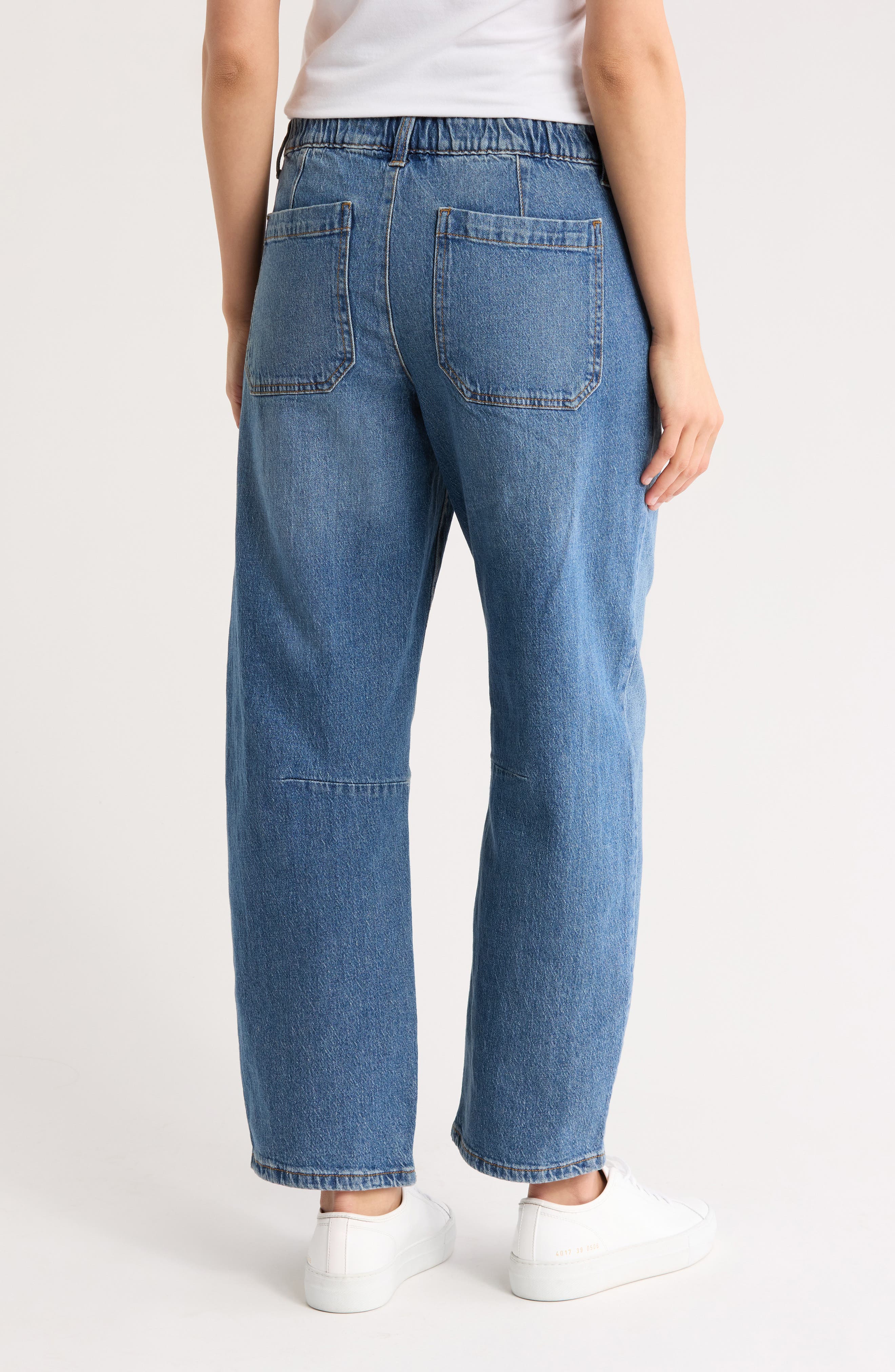 Sanctuary High Waist Crop Barrel Leg Jeans | Nordstromrack
