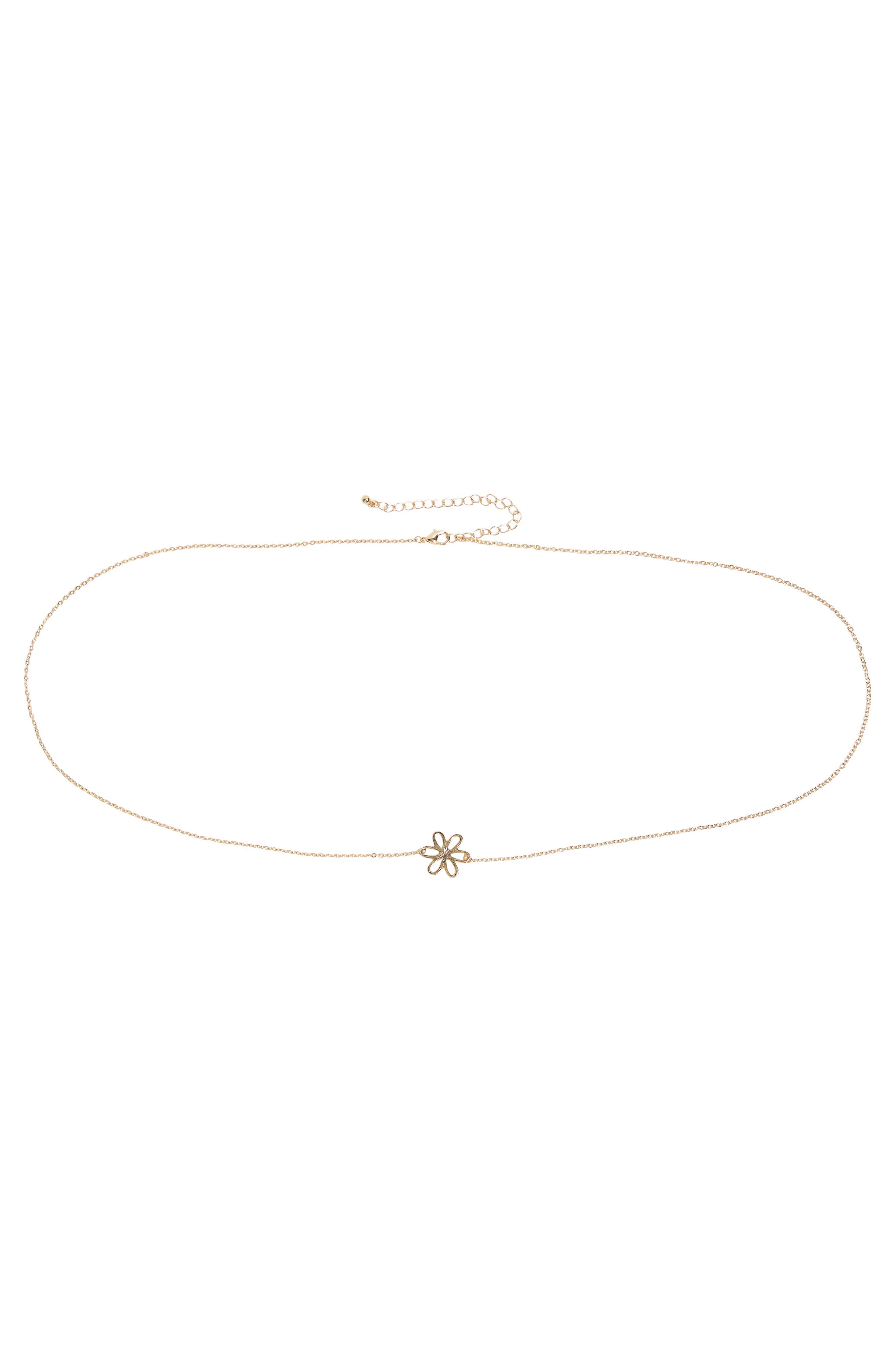 ASOS DESIGN Daisy Belly Chain | Nordstromrack