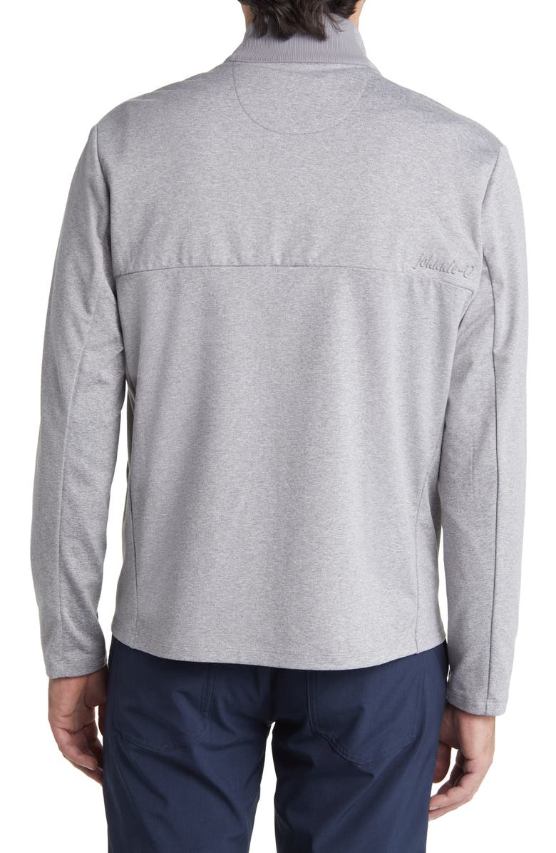 johnnie-O Godwin Mixed Media Quilted Knit Zip Jacket | Nordstrom
