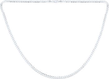 BLING JEWELRY Sterling Silver 18" Curb Me Necklace | Nordstromrack